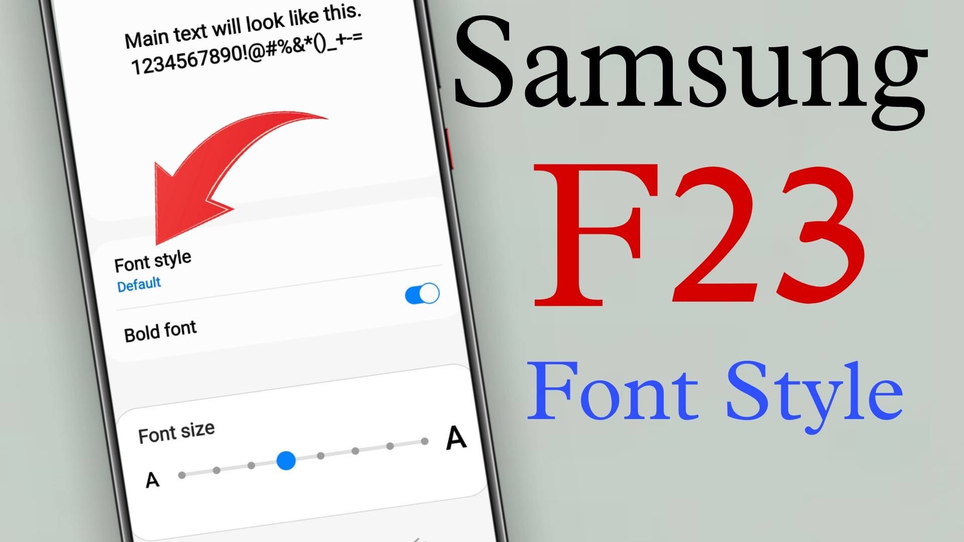 Samsung F23 5g font Style - Samsung Members
