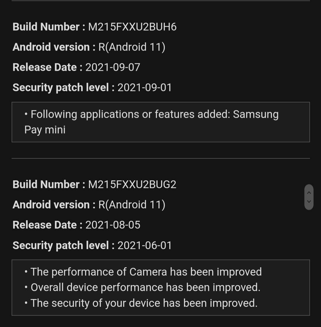 Galaxy M21 2020 , report - Samsung Members