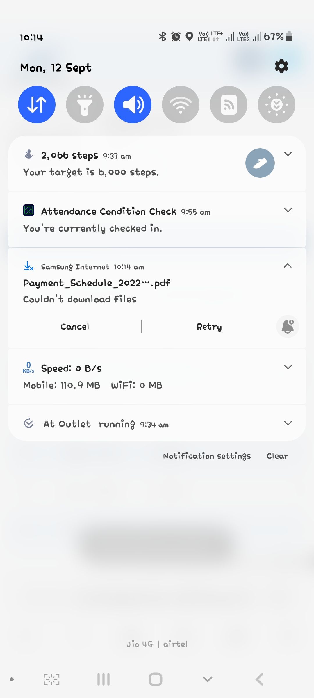 Samsung internet se koi bhi file dawnlod nai hoti.... - Samsung Members
