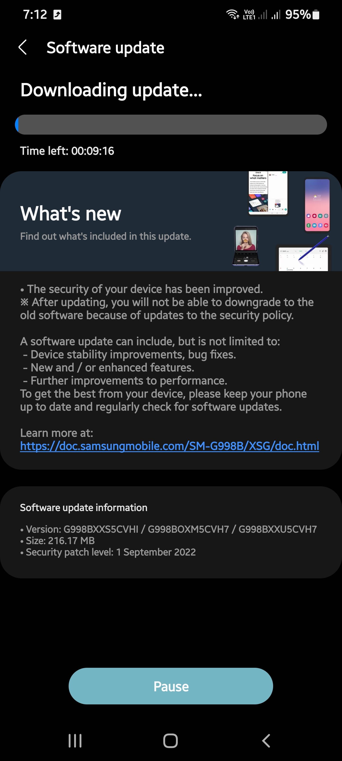 Finally to s21ultra tra version September 2022 sec... - Samsung Members
