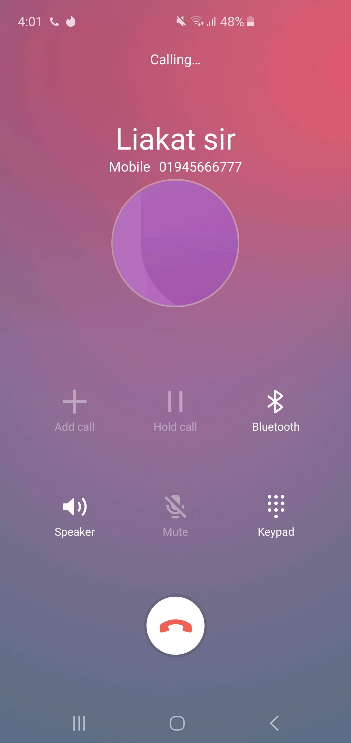 Irritating Call screen - Samsung Members