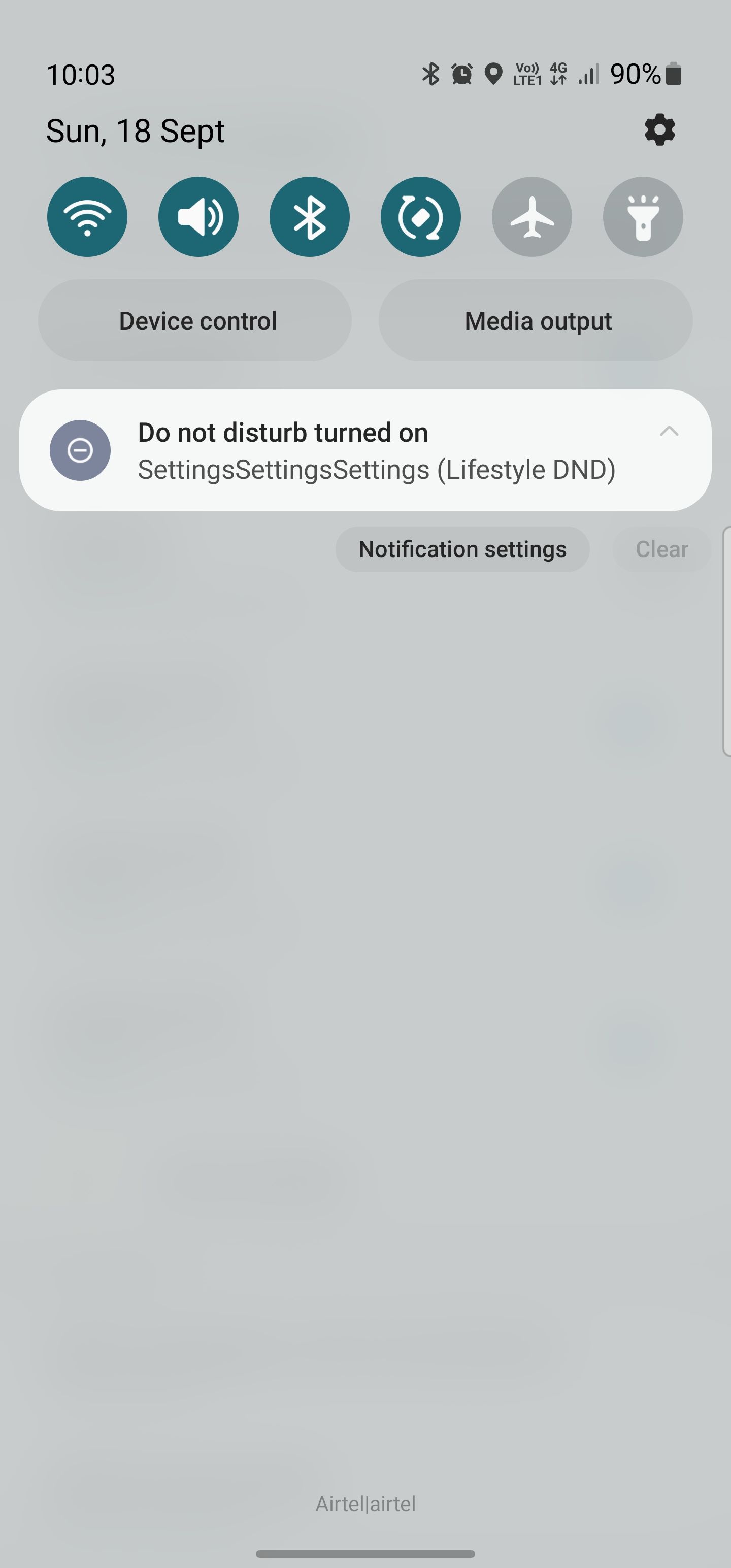 Dnd notification - Samsung Members