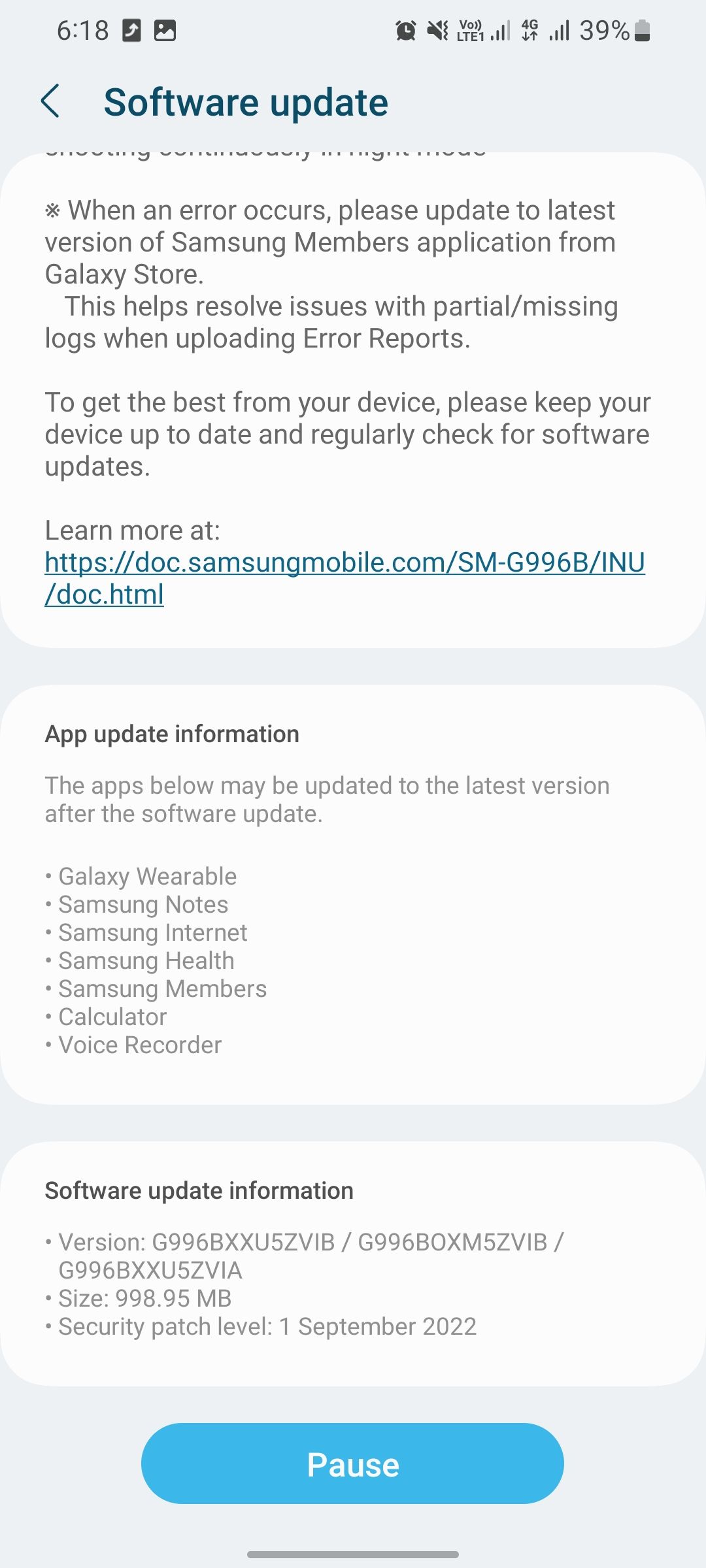 S21 plus One UI 5 beta 2 - Samsung Members