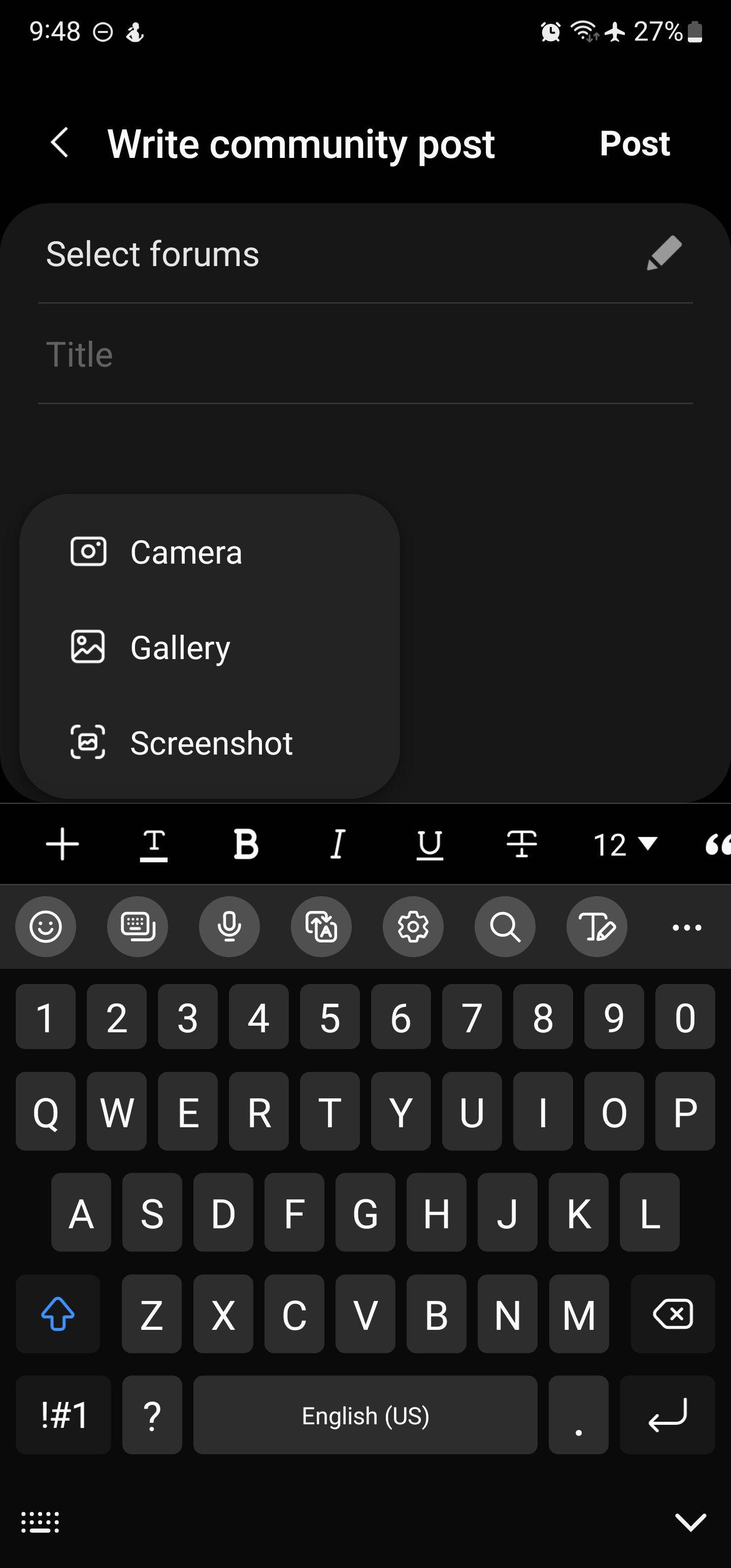 How to post images here - Samsung Members