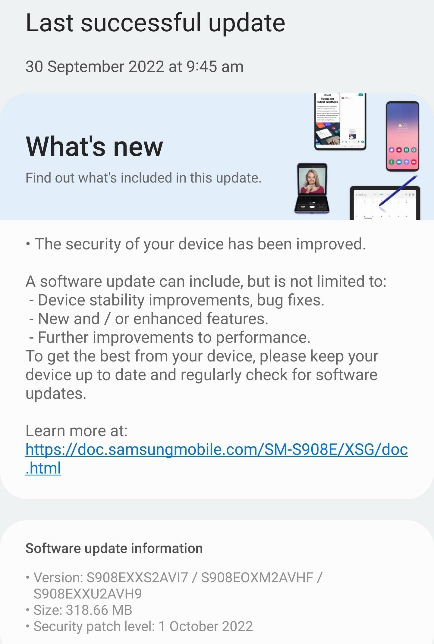 S22 Ultra October Security Patch - Samsung Members