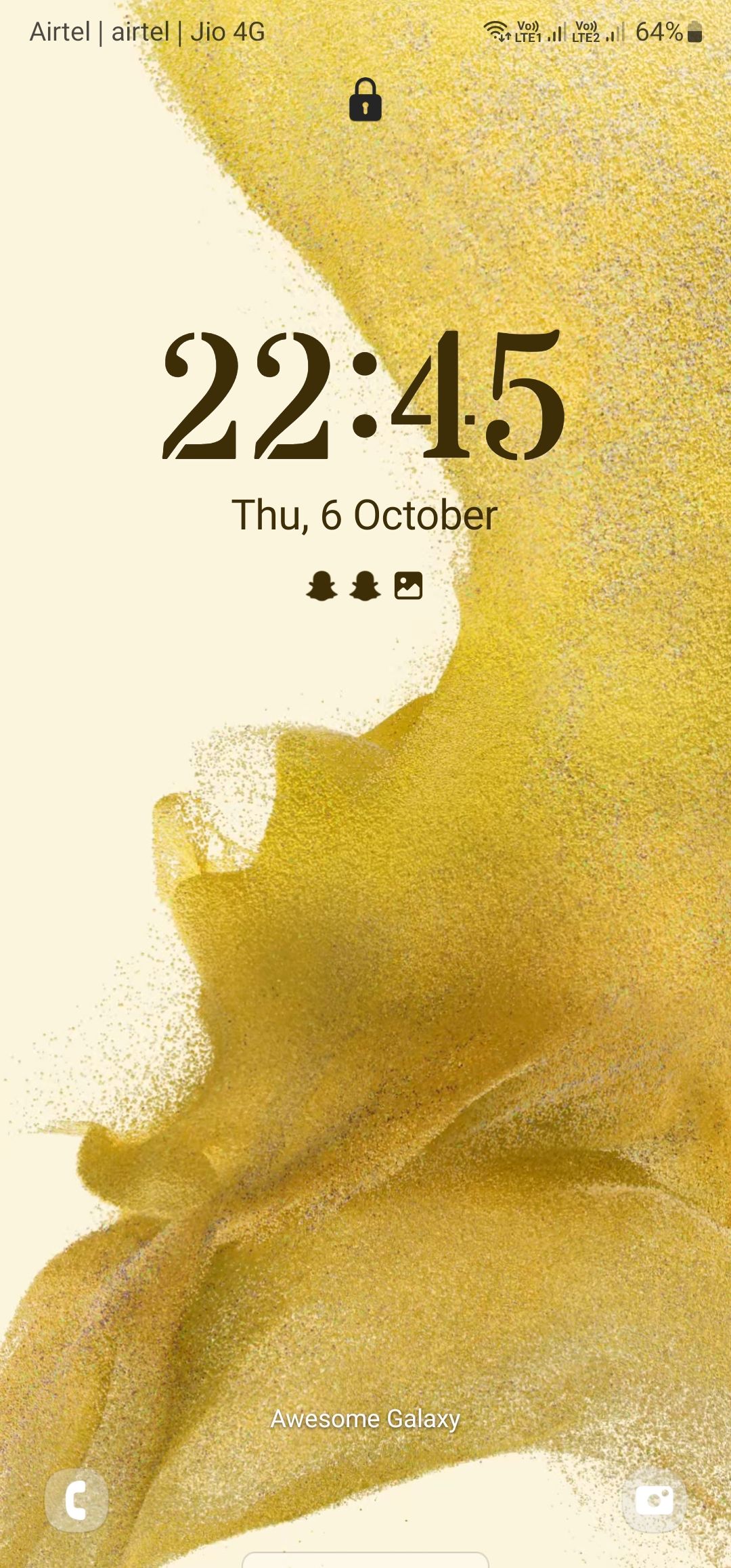 Lockscreen clock style - Samsung Members