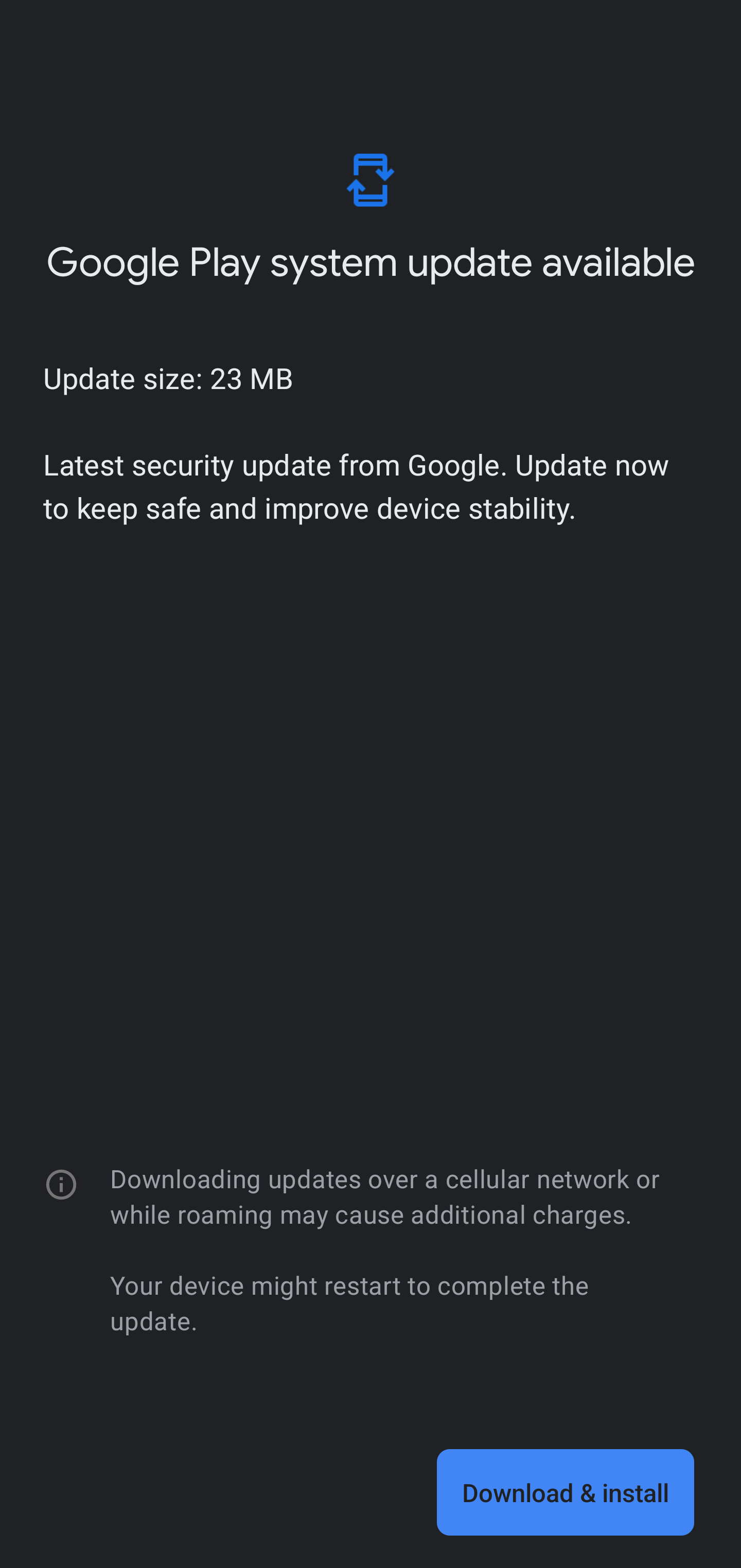 Google Play Security Update ספטמבר 22 - Samsung Members