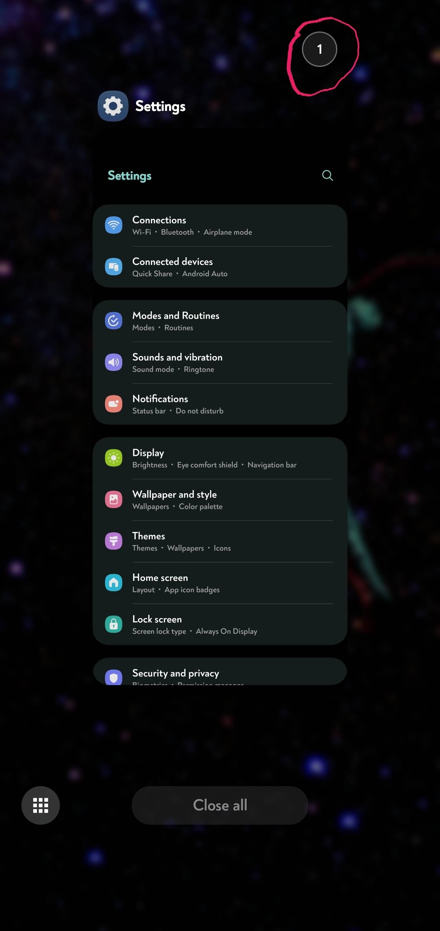 Active apps - Samsung Members