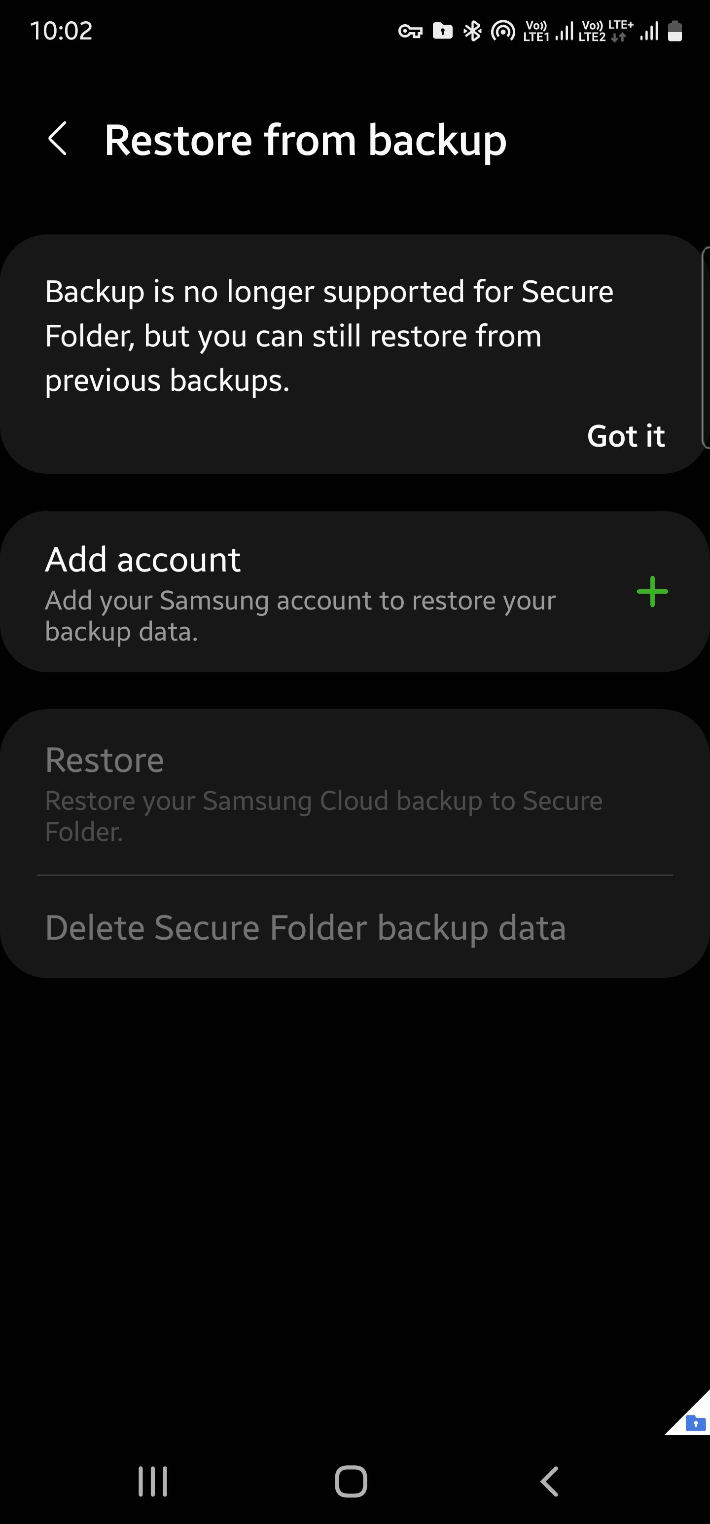 Backup and restore on an S22 Ultra. - Samsung Members