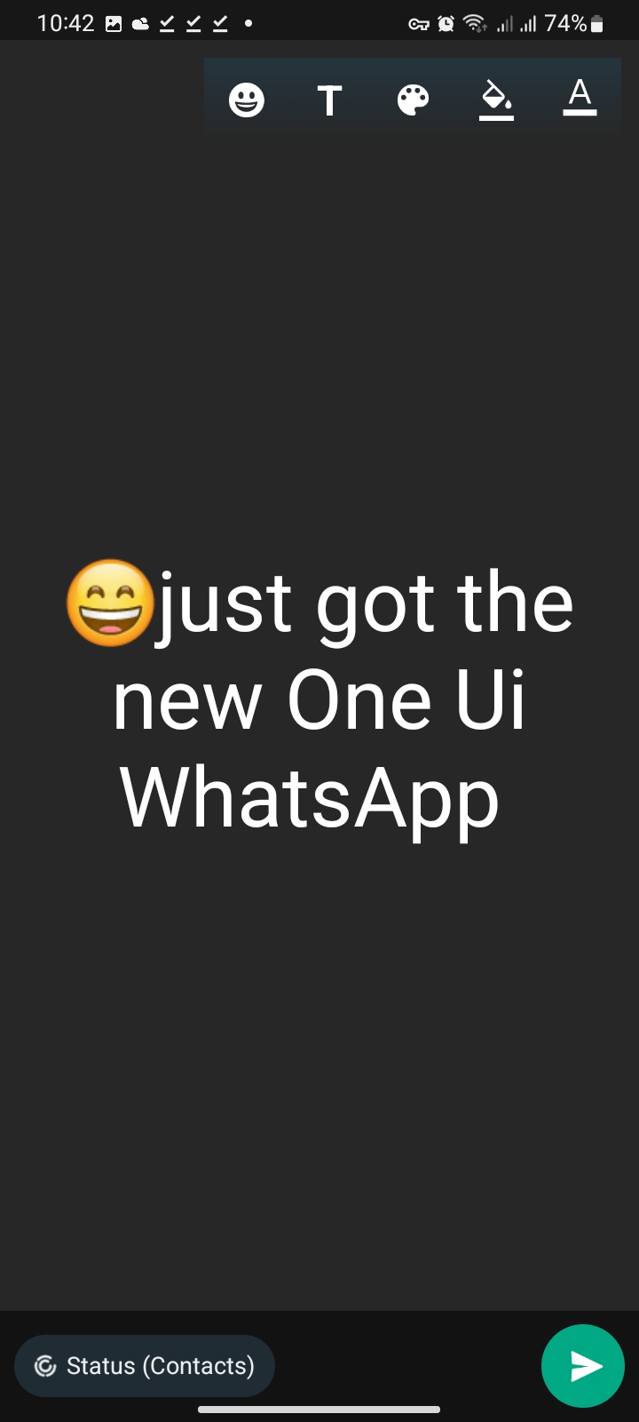 New One UI WhatsApp 😁 - Samsung Members
