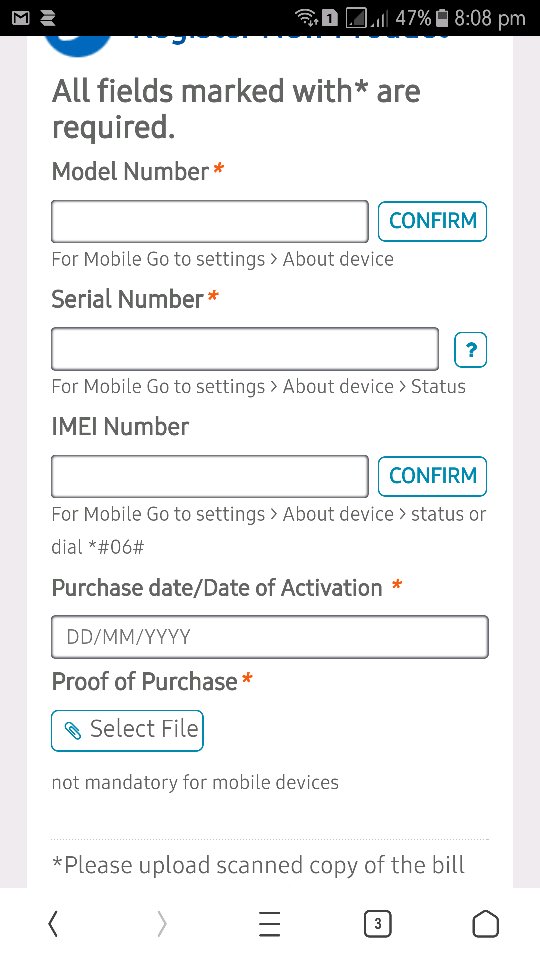 I Lost My Phone Bill (Phone in Warranty) - Samsung Members