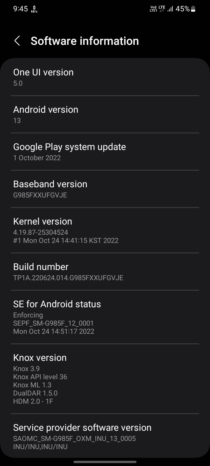 One ui 5 update on my S20+ - Samsung Members