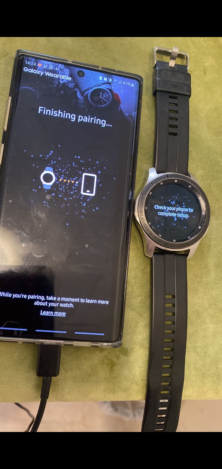 Pairing connection with the phone. - Samsung Members