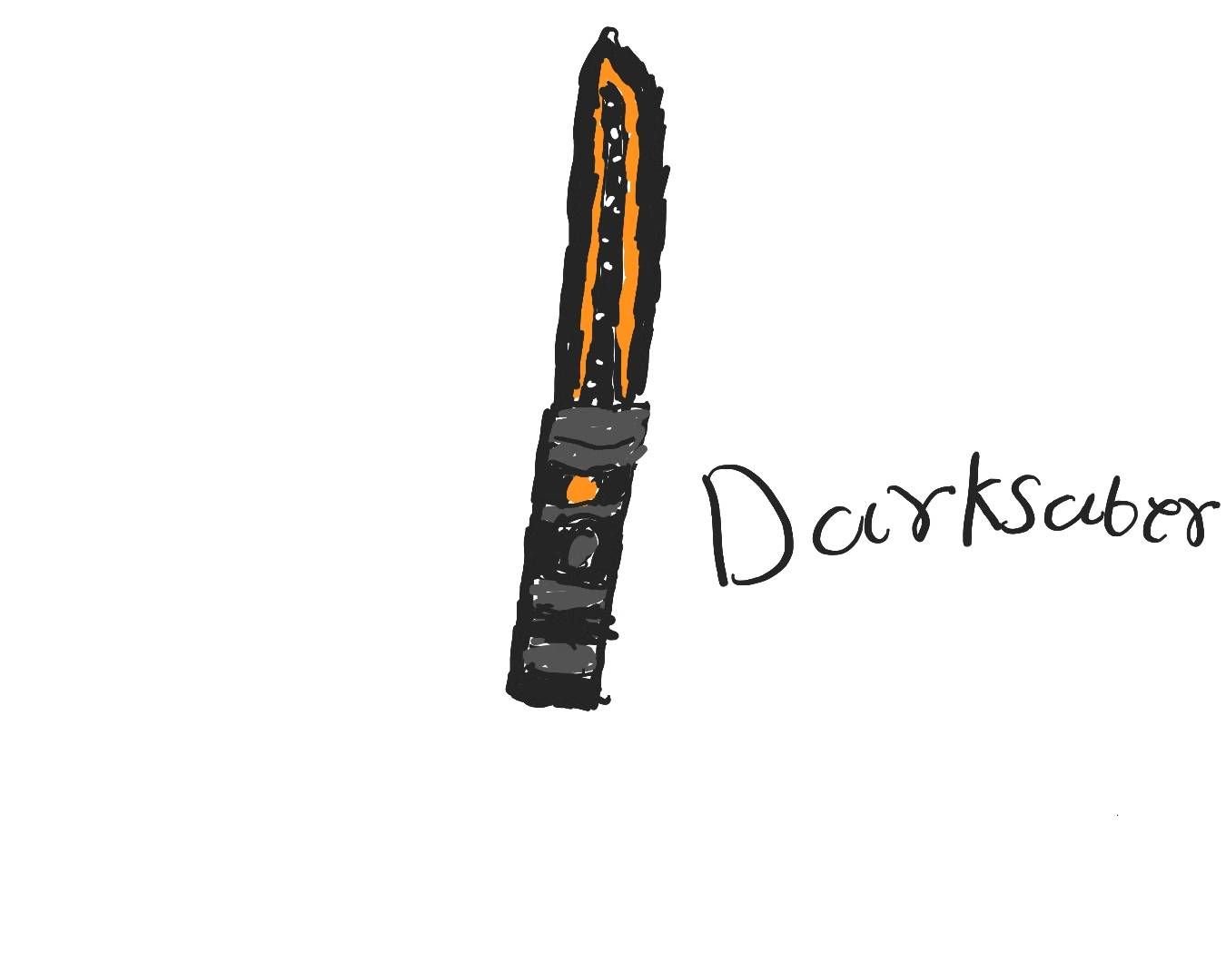 The Darksaber with the colour orange instead of wh... - Samsung Members
