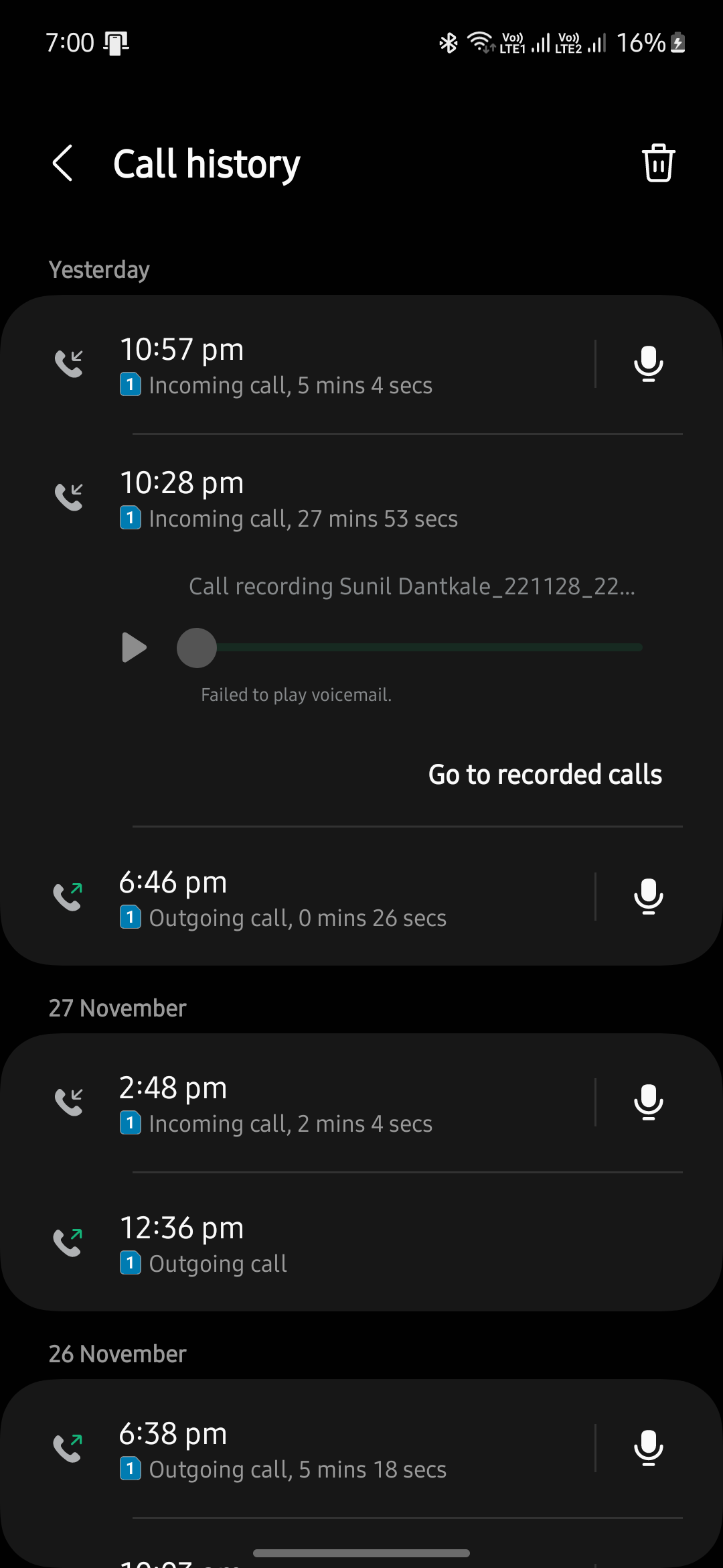Call recording after One UI 5.0 update - Samsung Members