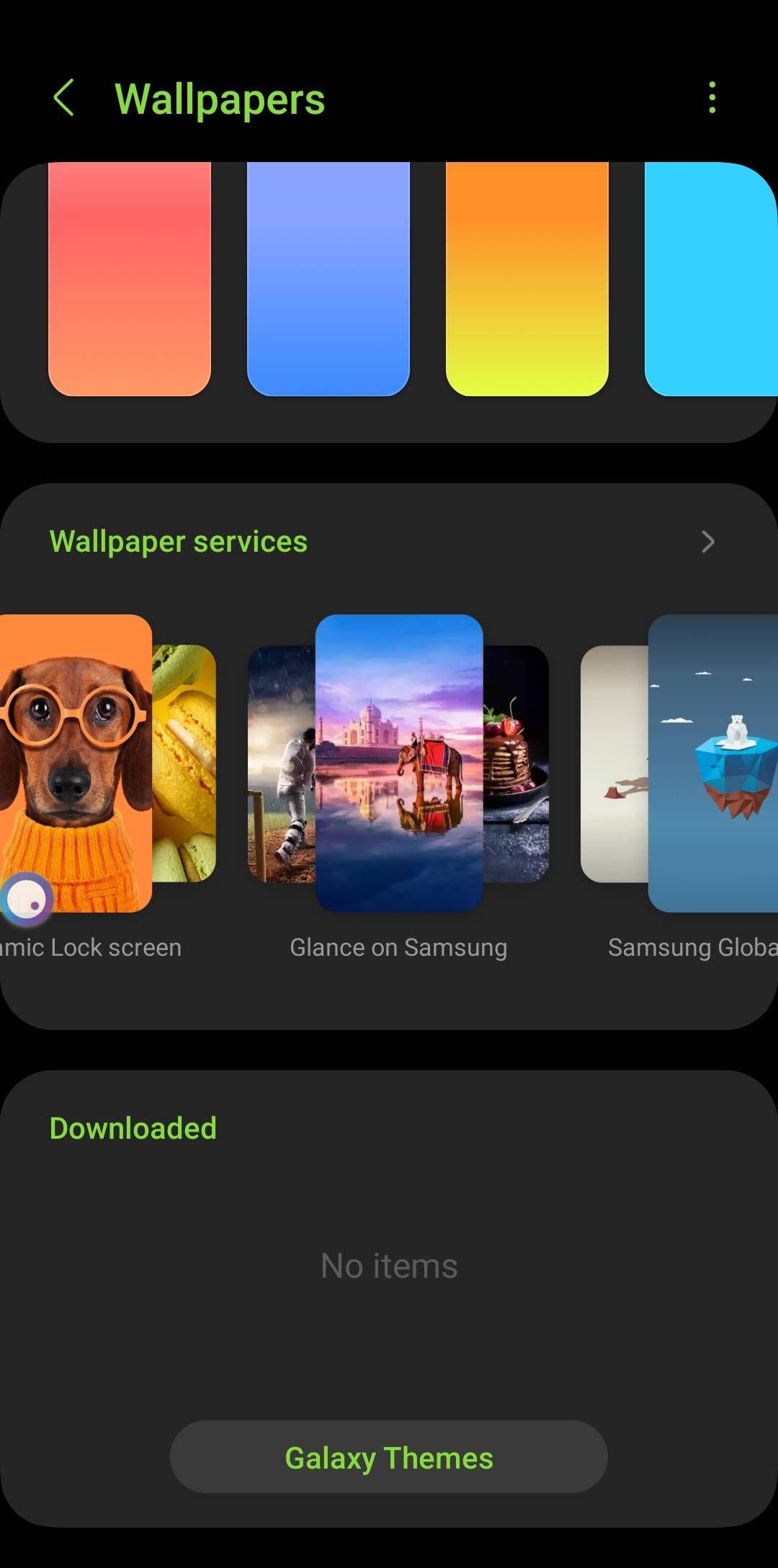 Lock screen animation - Samsung Members