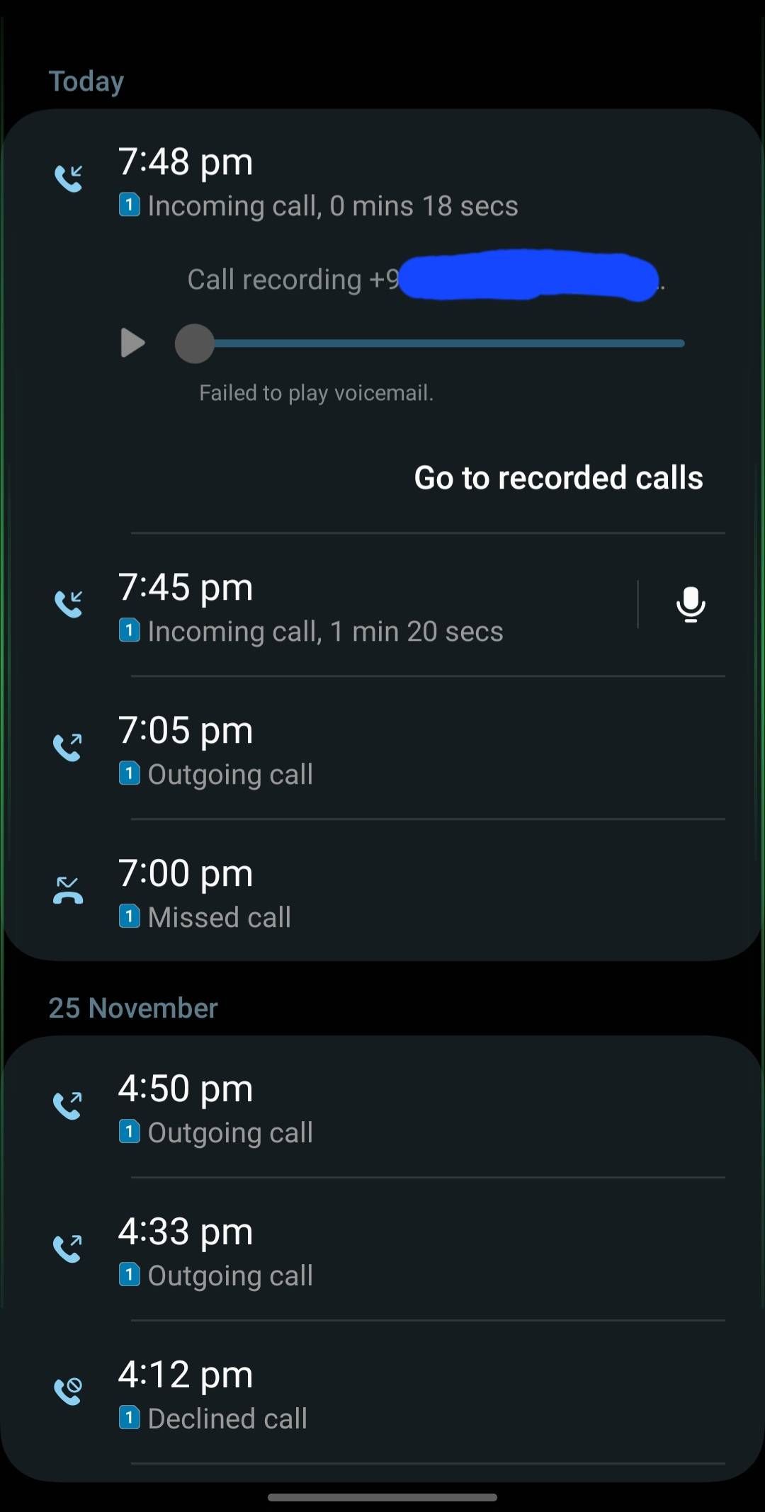 Failed to play voicemail - Samsung Members Failed to play voicemail - Samsung Members