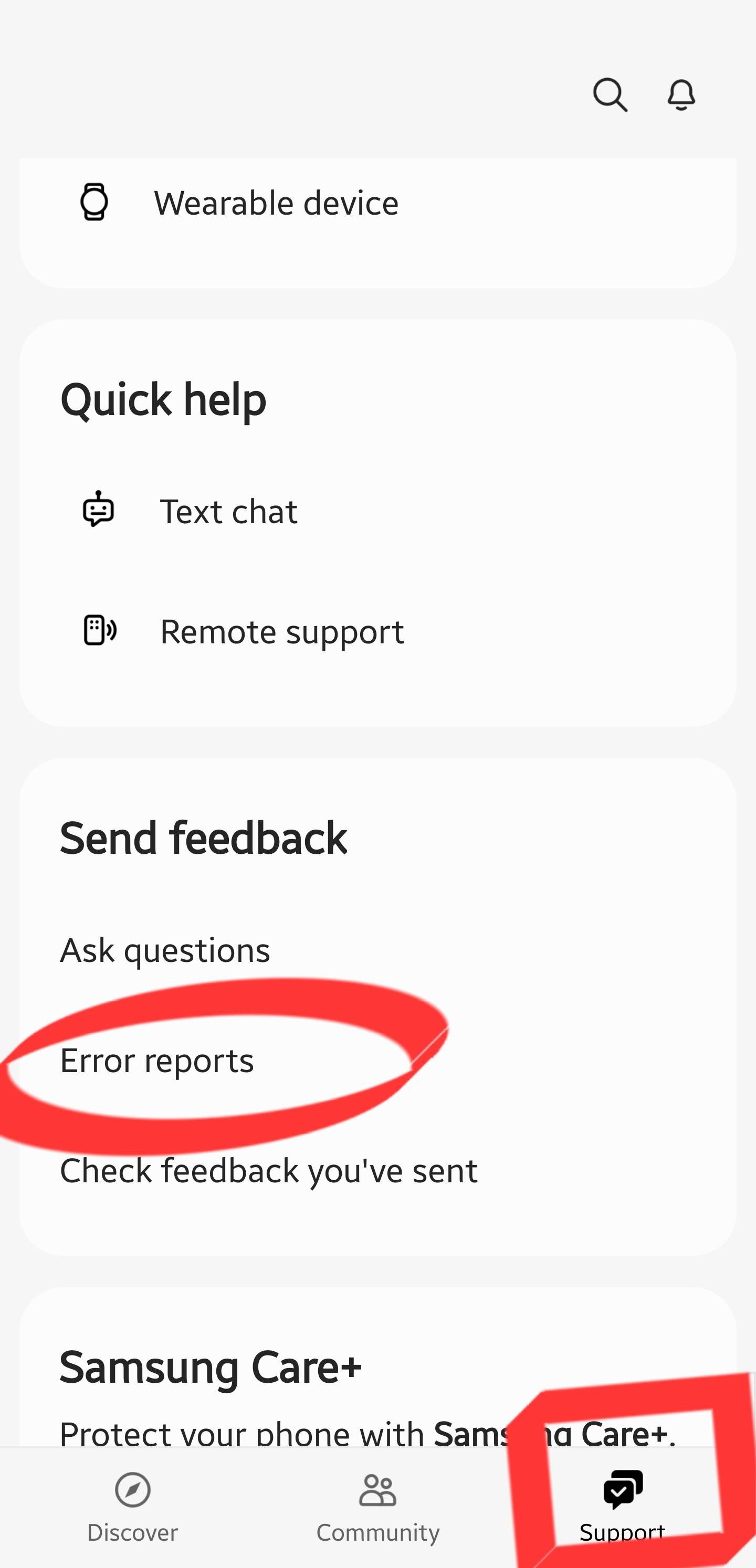 How and where do I report bugs ? - Samsung Members