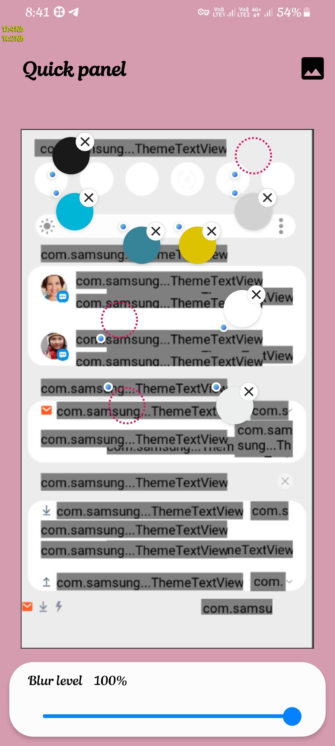 Theme park quick panel is not working and bugs - Samsung Members