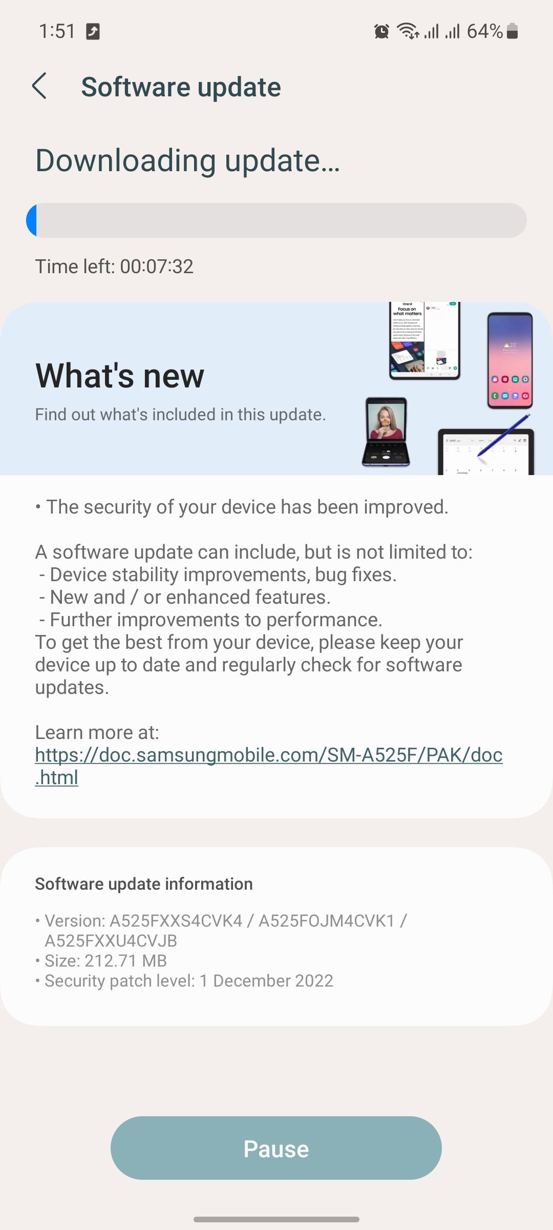 December Security Patch A52 - Samsung Members