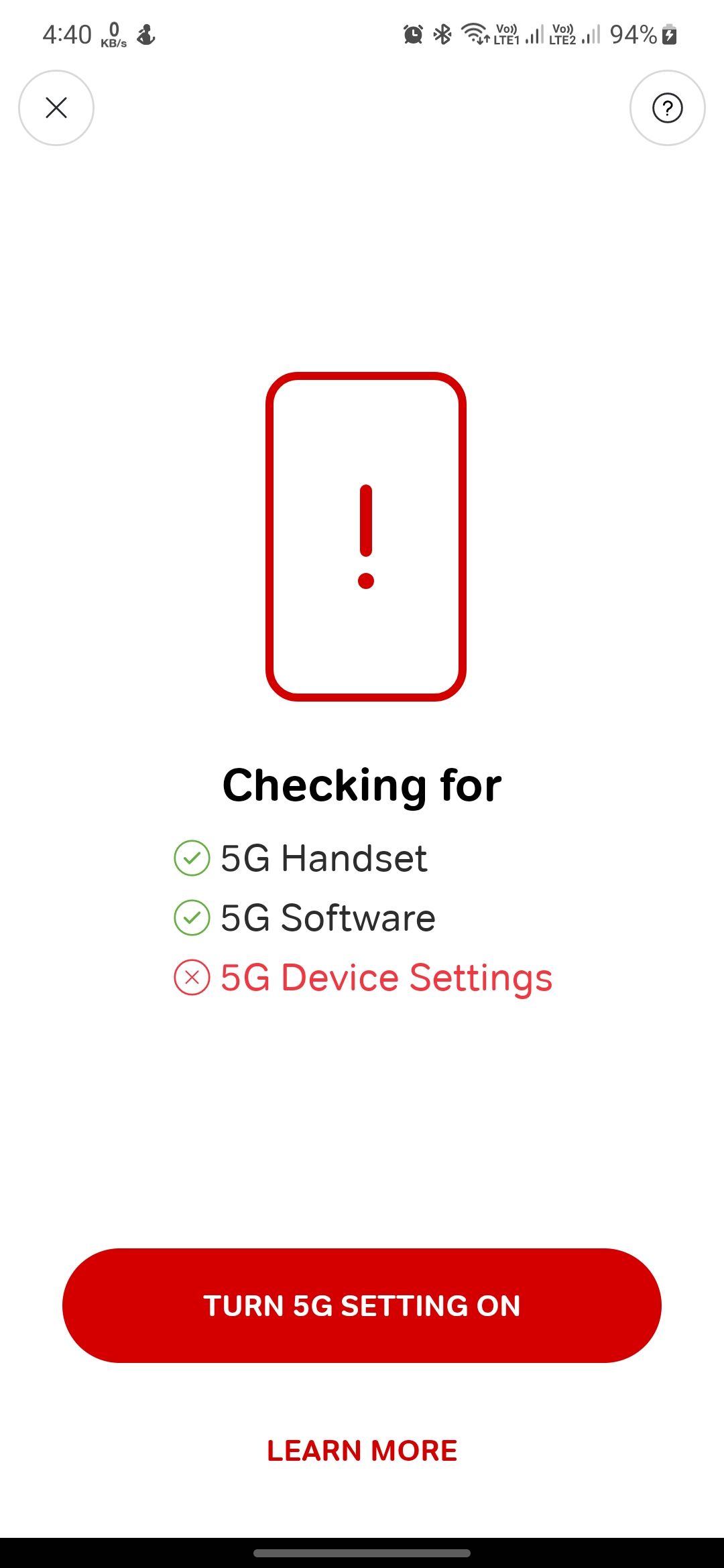 5g not working - Samsung Members