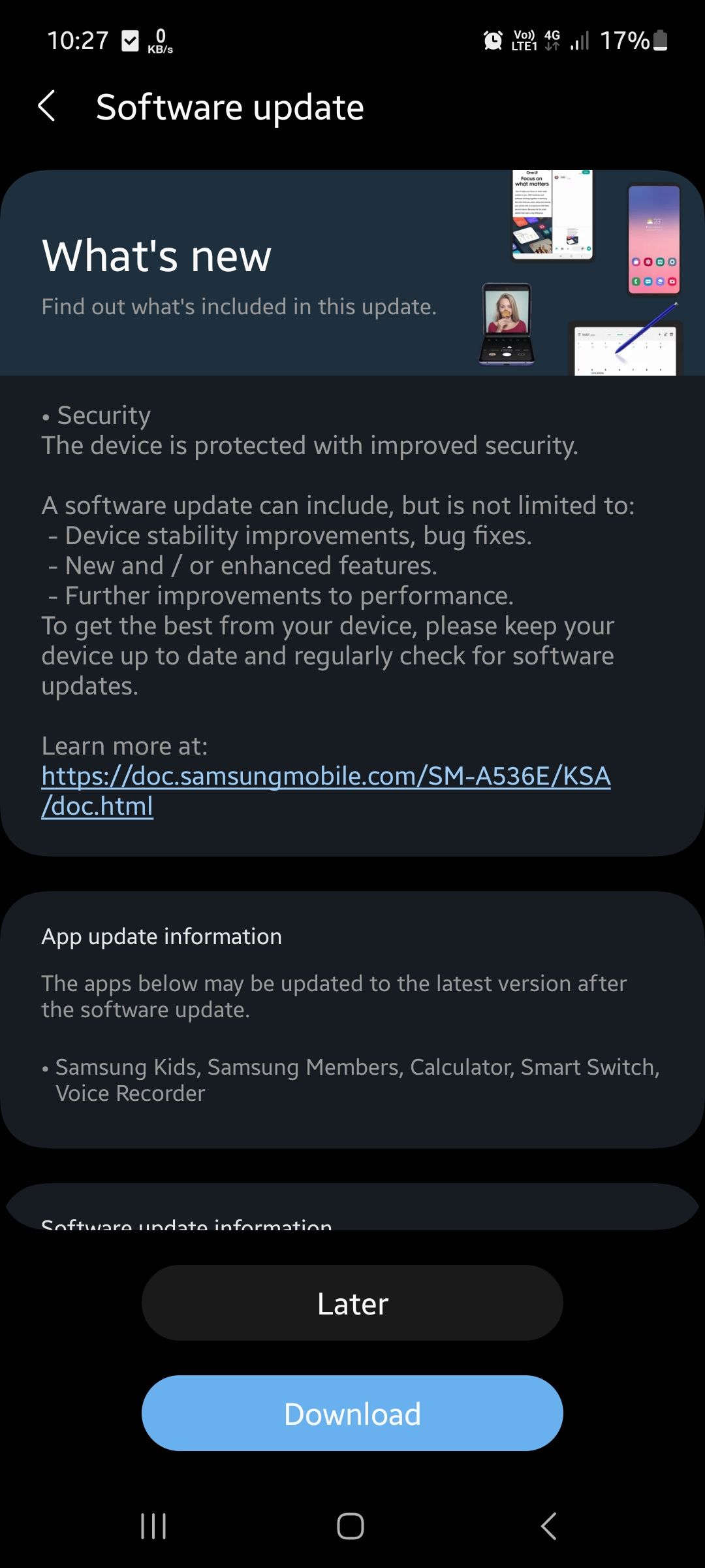 December security update - Samsung Members