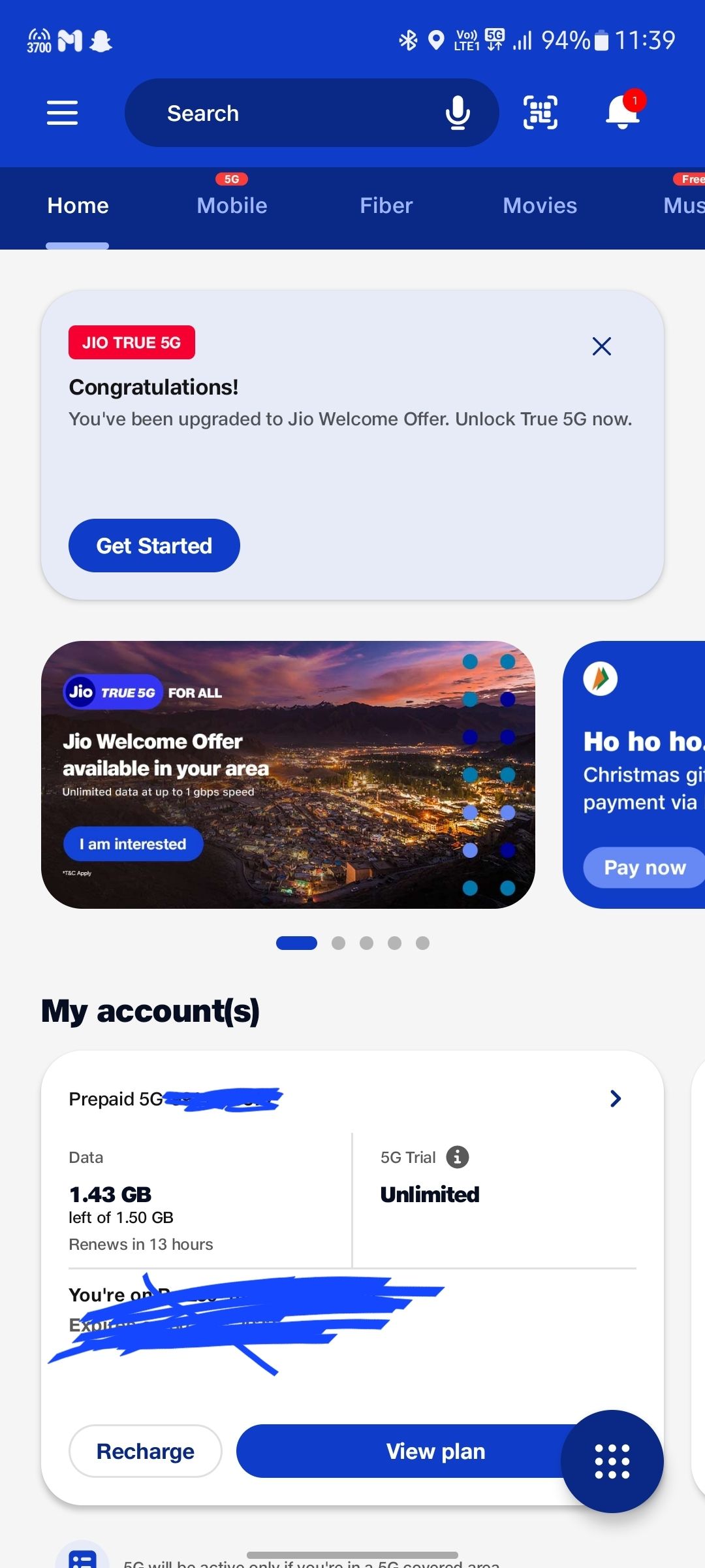 Jio 5g working in S20FE 5g - Samsung Members