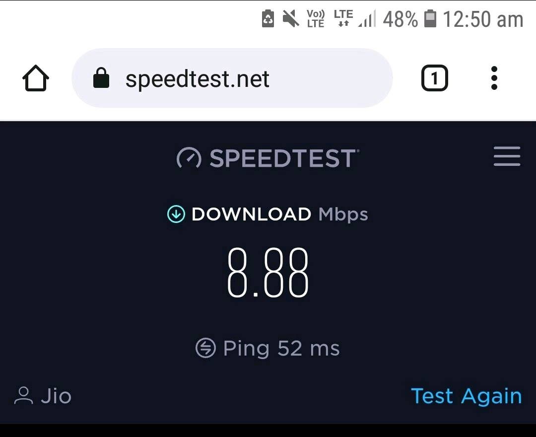 Shocking speeds for me. Maybe on free data - Samsung Members