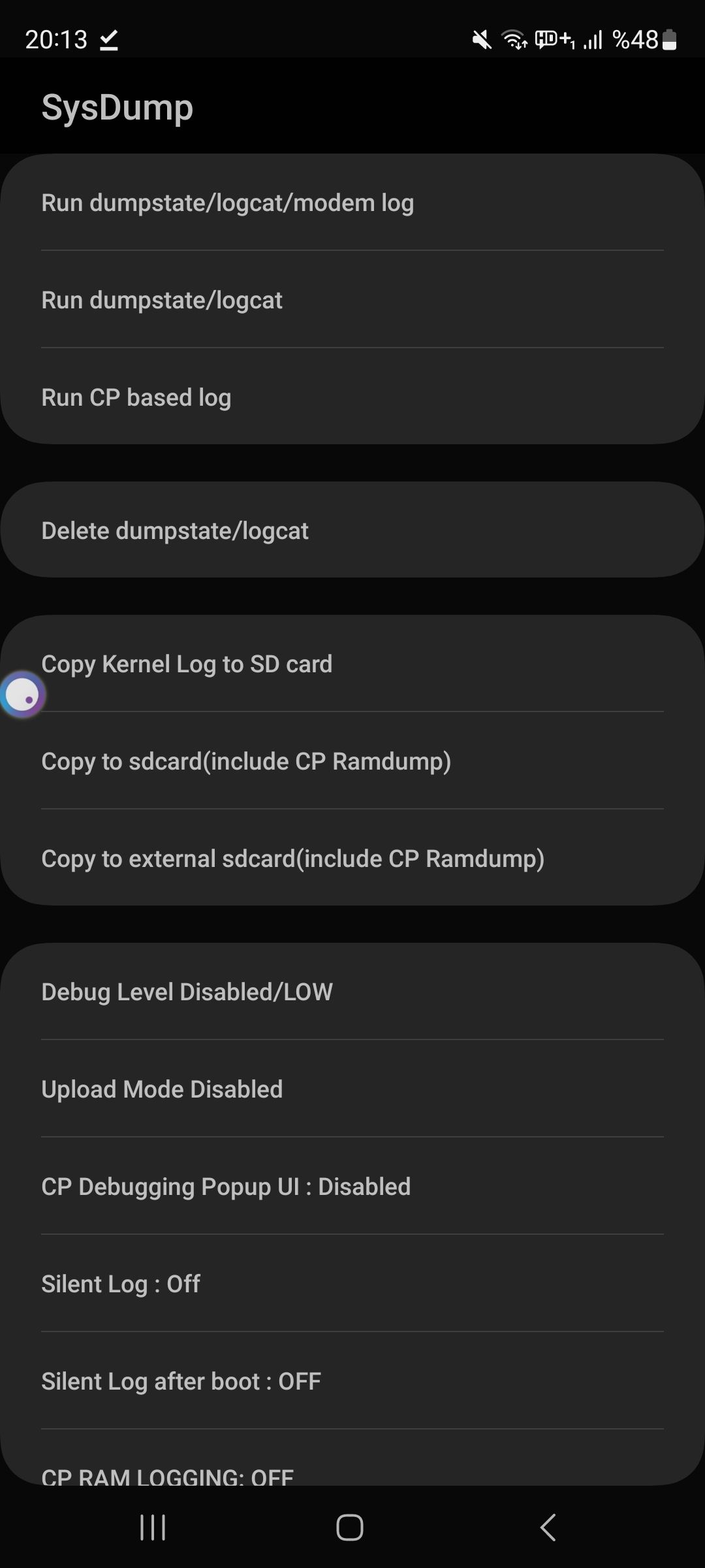 Sysdump - Samsung Members