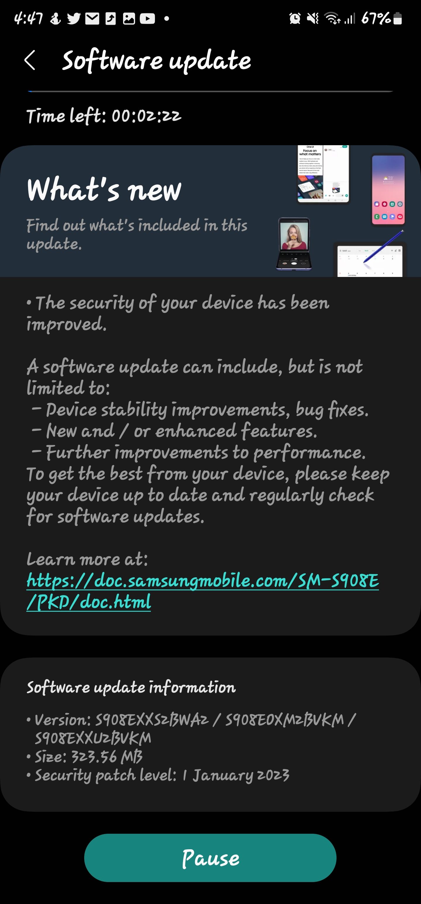 S22 Ultra Jan Update - Samsung Members