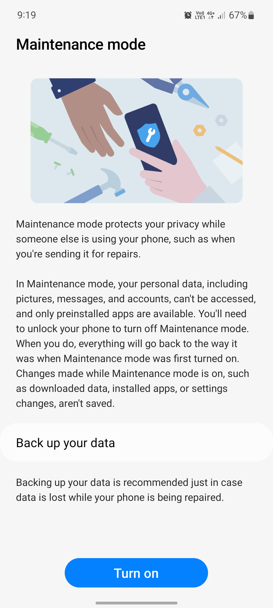 Maintenance Mode on Galaxy A52s - Samsung Members