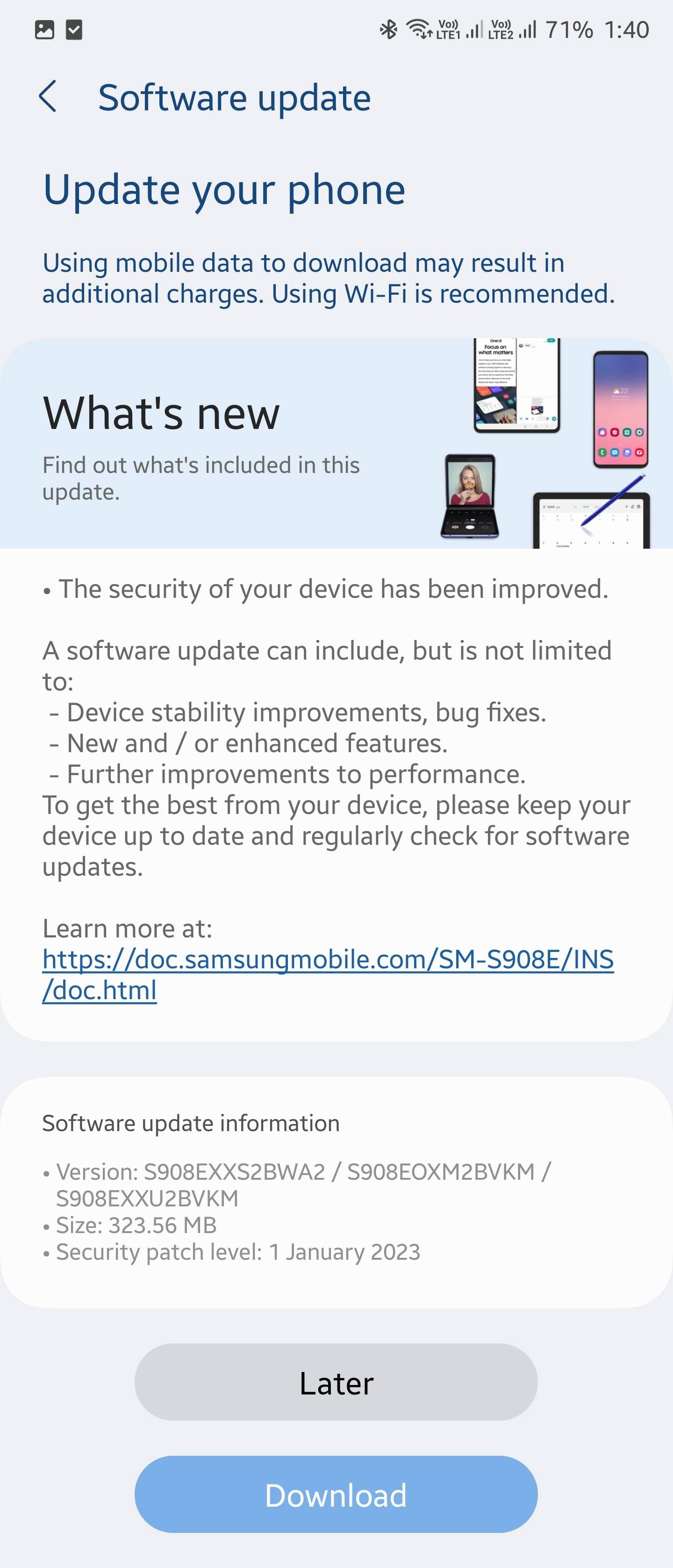 S22 Ultra January update received - Samsung Members