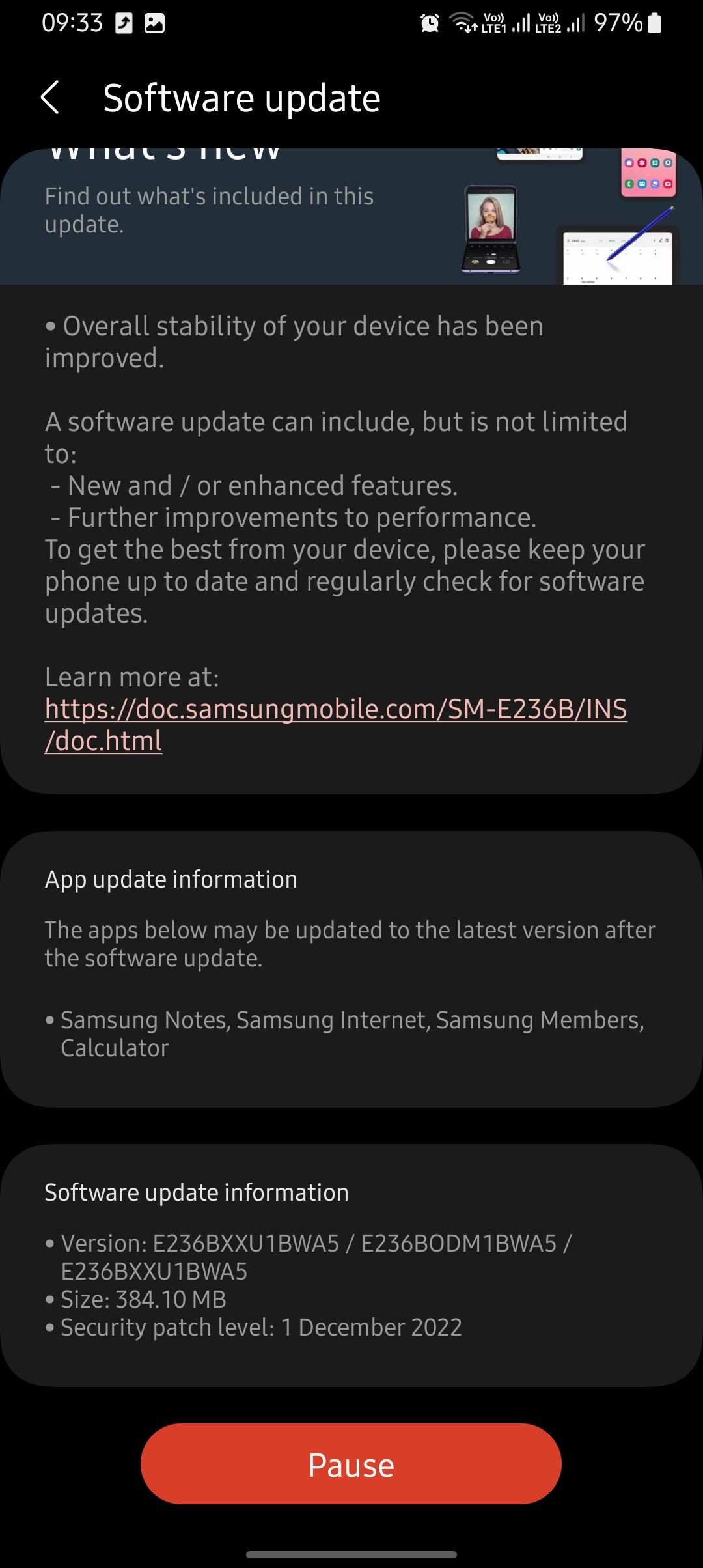 Samsung galaxy f23 5g December security pach upda... - Samsung Members