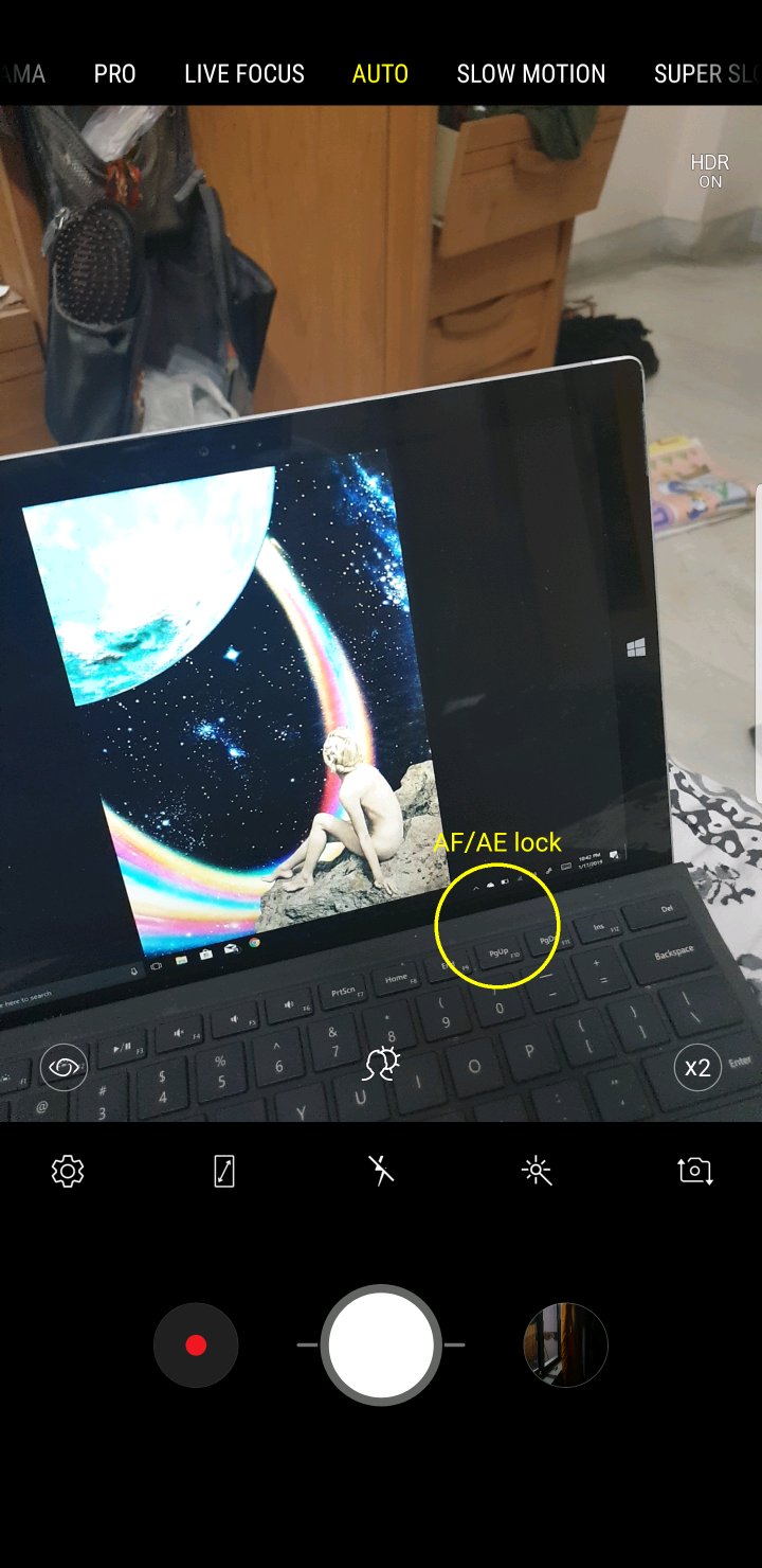 how to lock focus in camera - Samsung Members