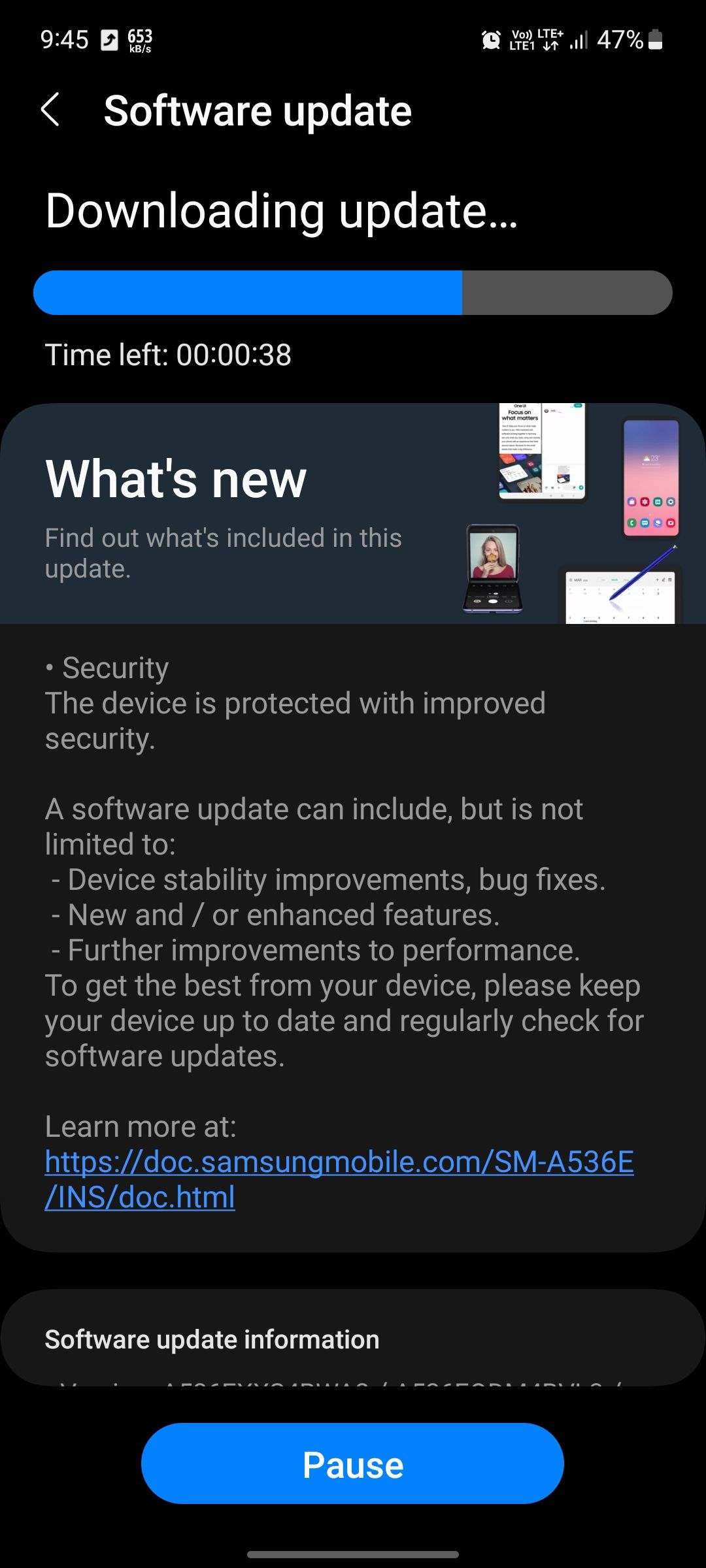 Galaxy A53 5G got new update | Jan security patch - Samsung Members
