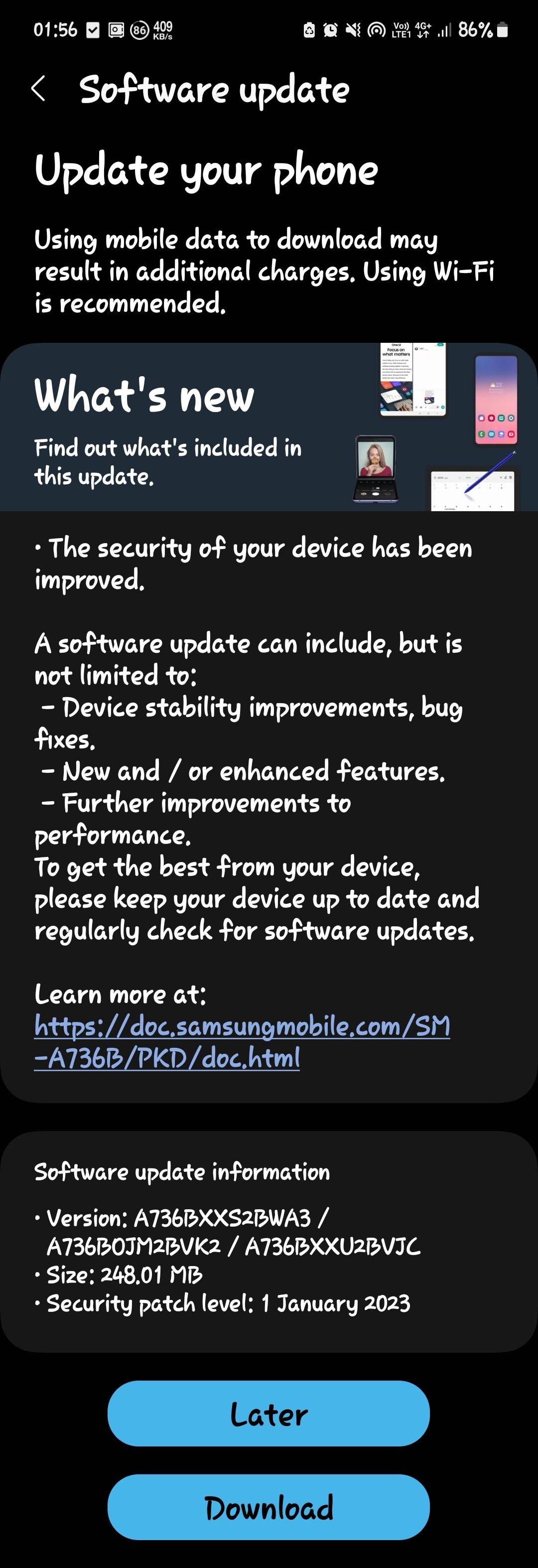 Security patch - Samsung Members
