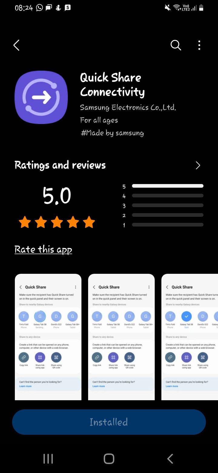 Update on Samsung Quick Share Connectivity - Samsung Members