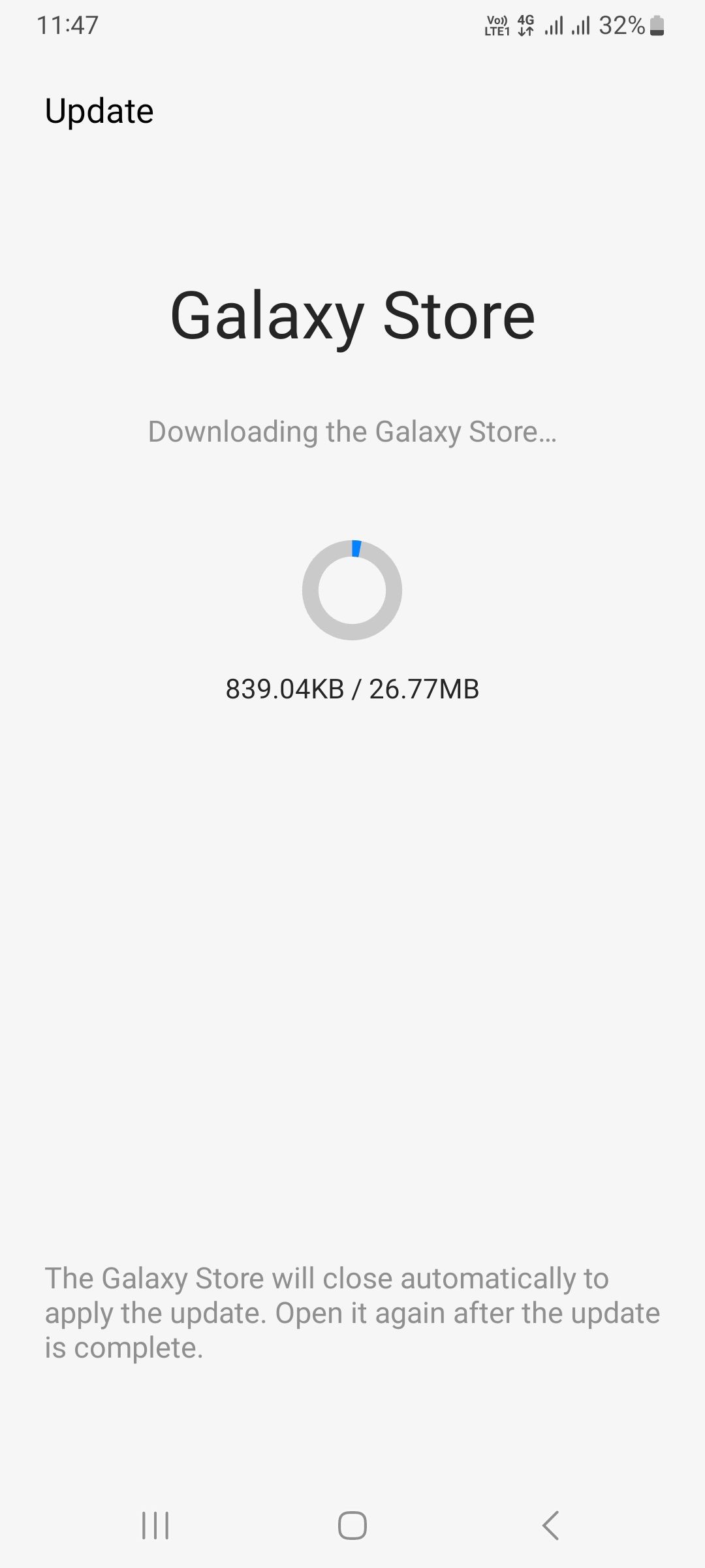 Galaxy store update - Samsung Members