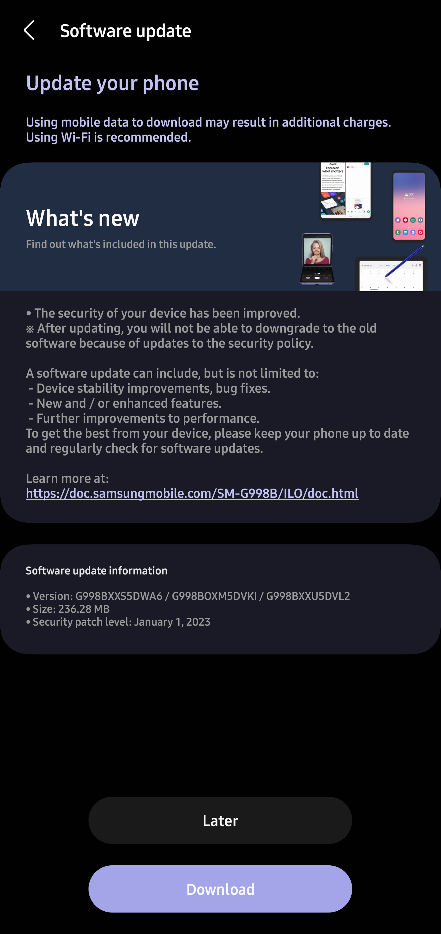 Galaxy S21 Ultra | Security Update - Samsung Members