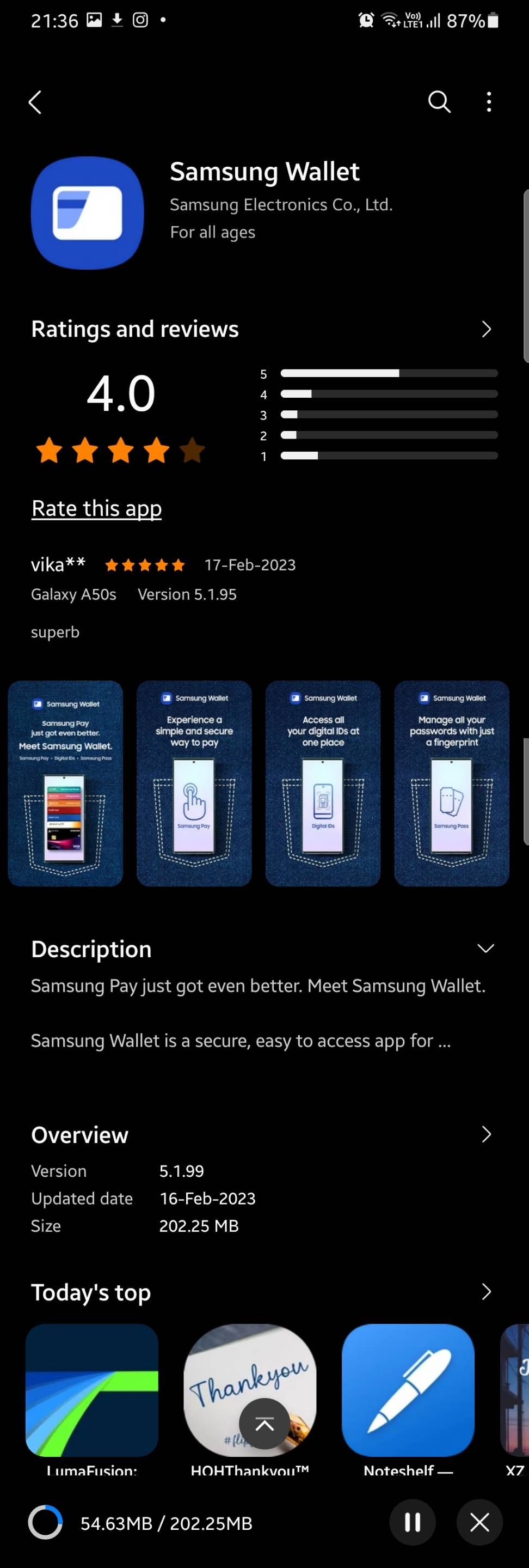 #Galaxy Store Samsung Wallet Update Available - Samsung Members