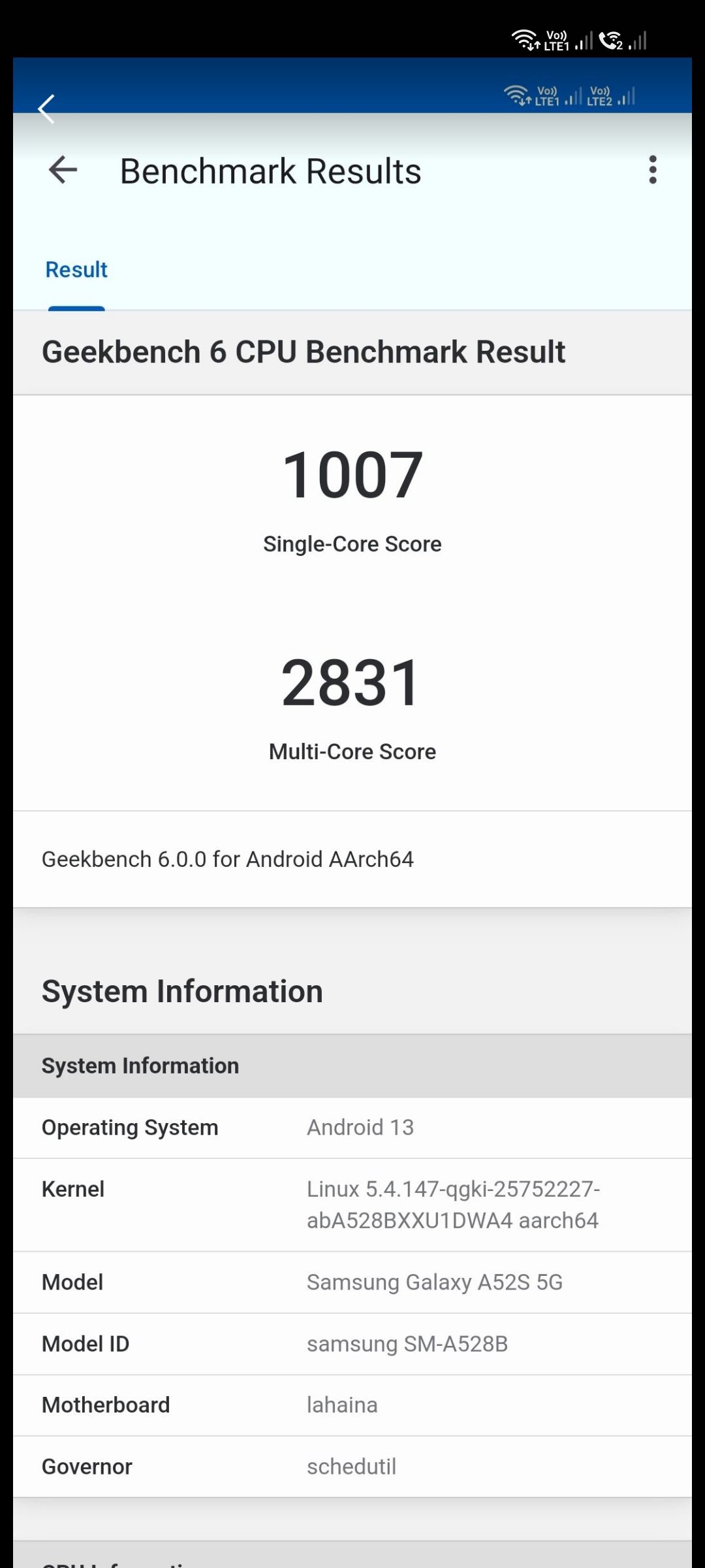 S10 Geekbench 6 - Samsung Members