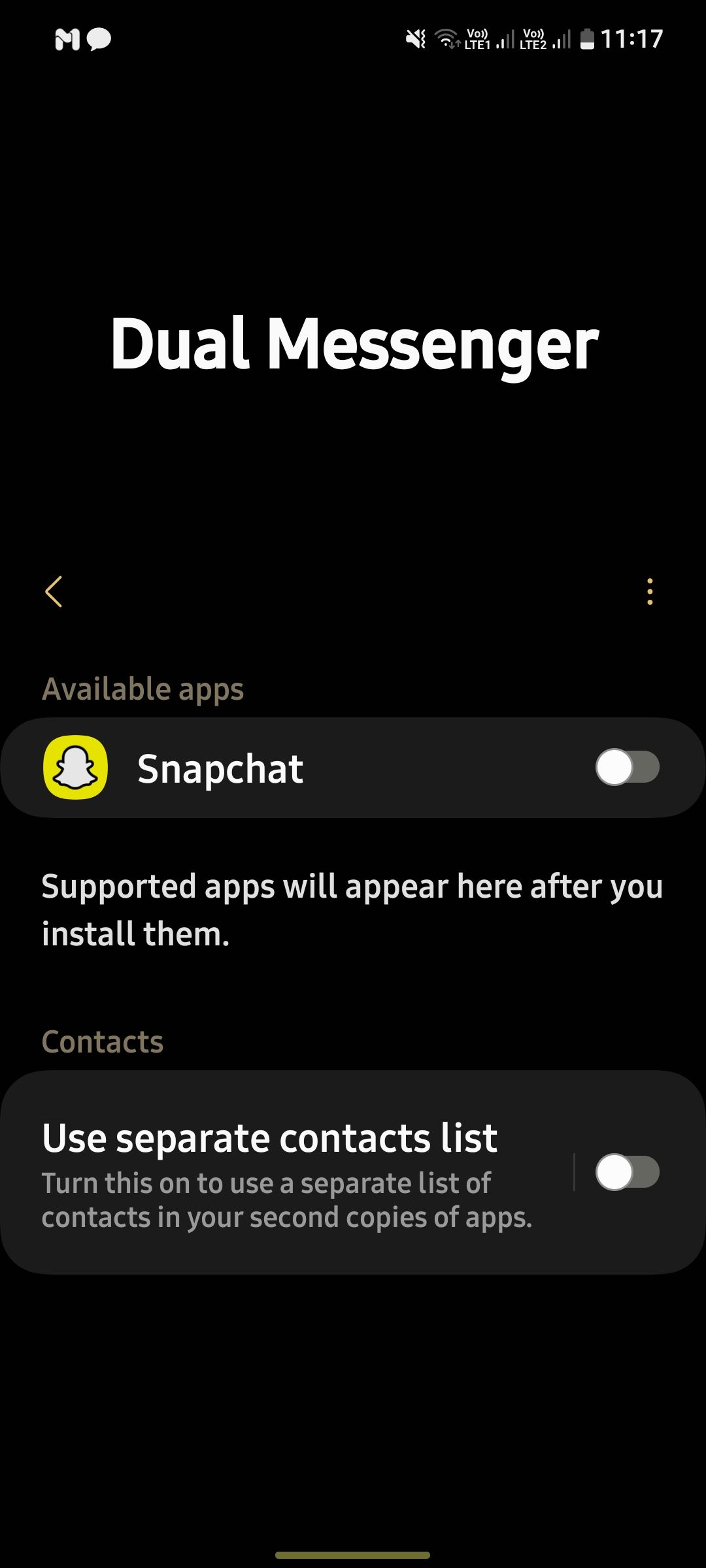 Dual Messanger - Samsung Members