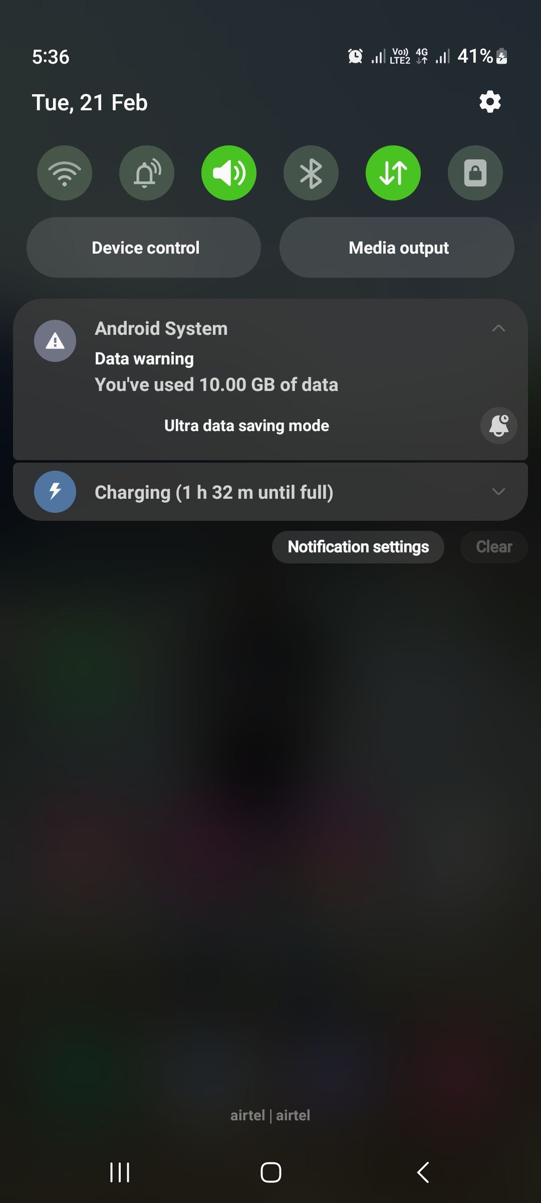 How to disable data warning notification ? - Samsung Members