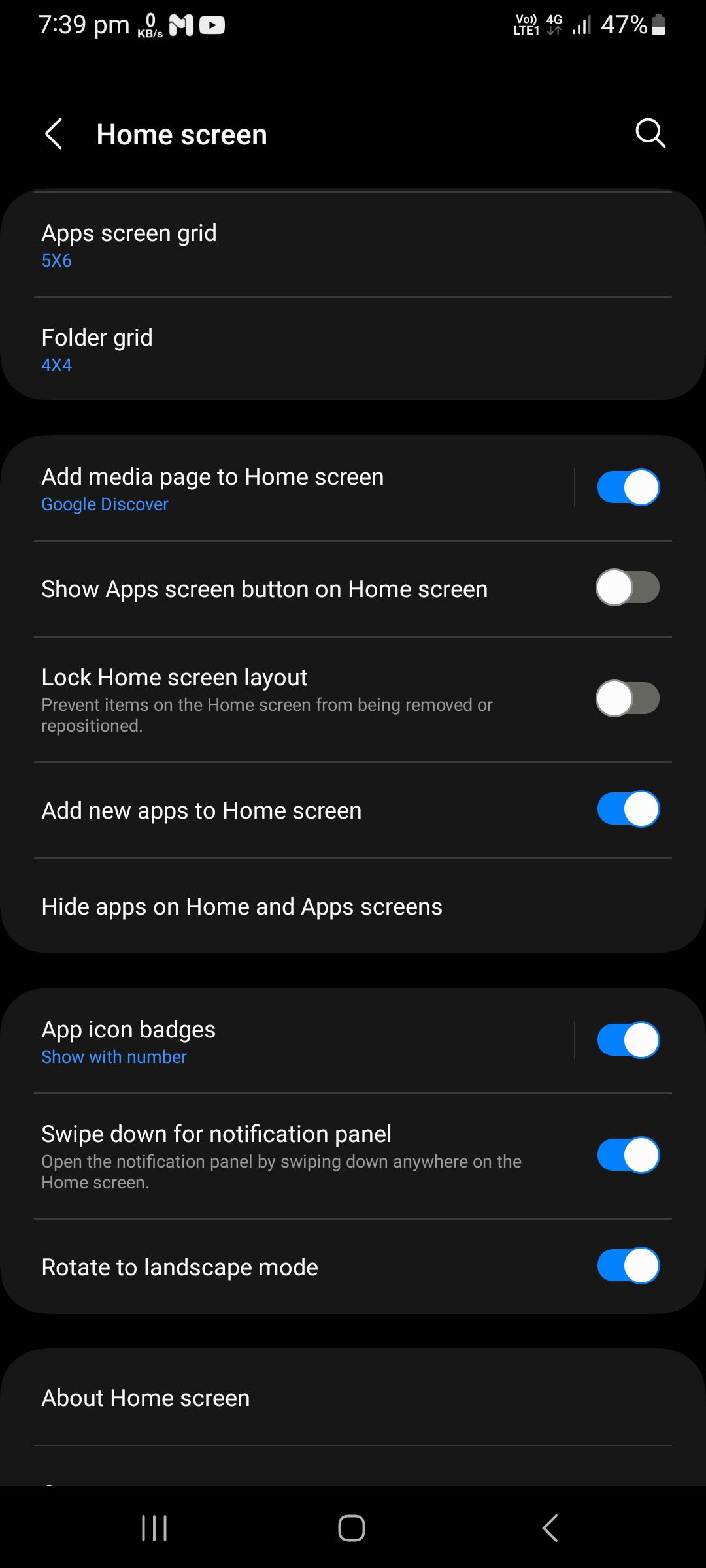 HOME SCREEN - Samsung Members