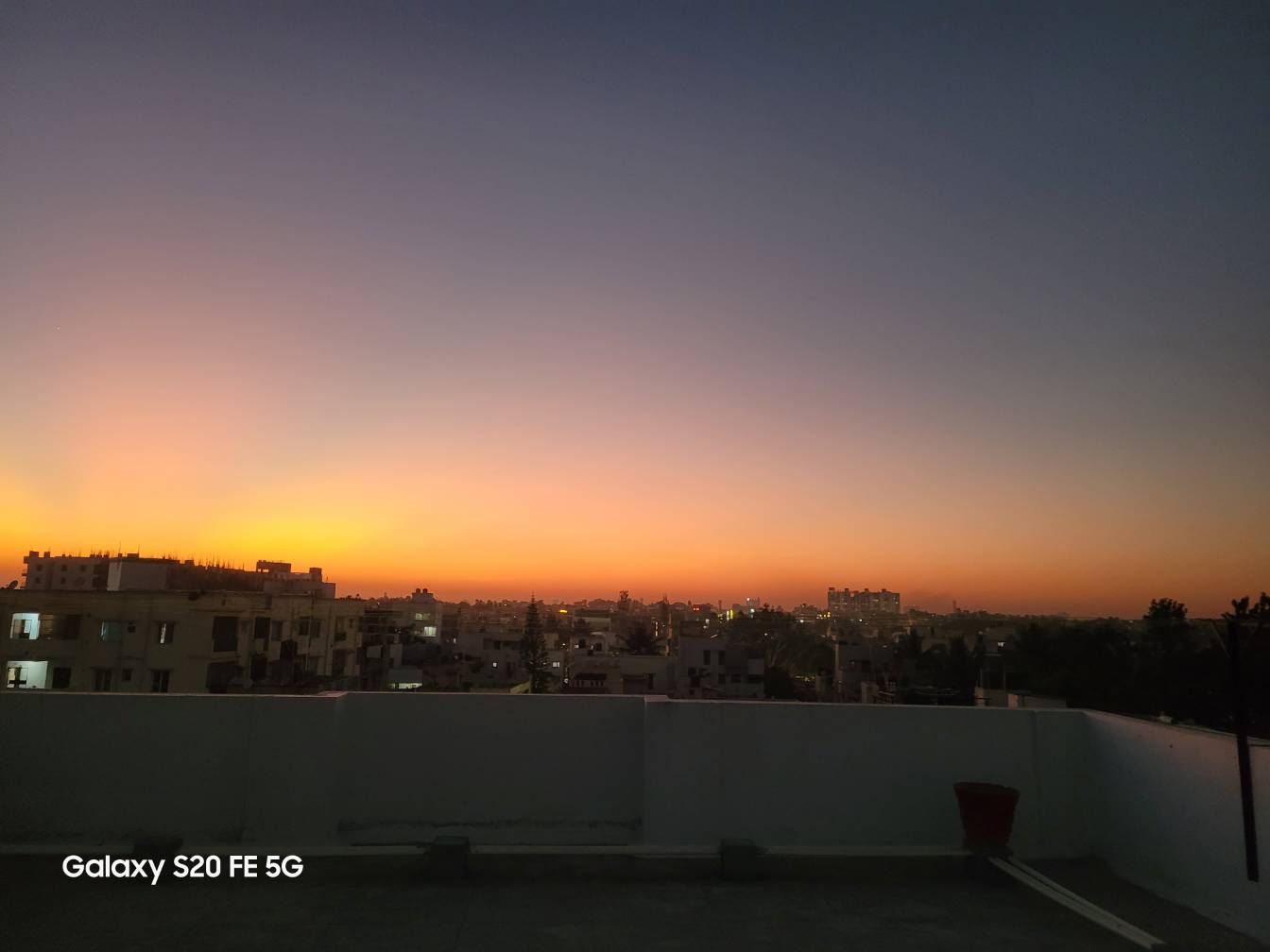 Beautiful sunset from terrace - Samsung Members