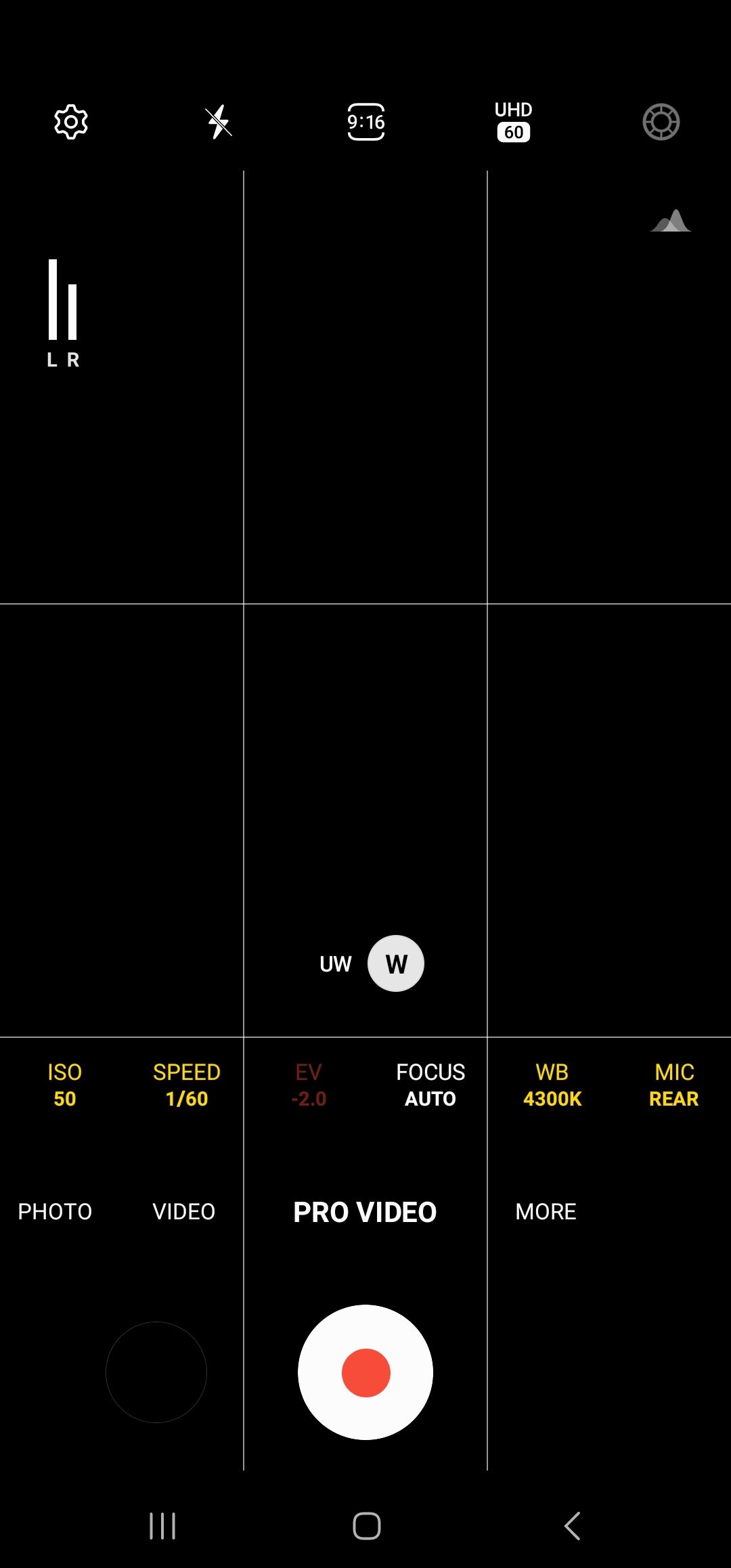 I can't adjust aperture on pro video mode - Samsung Members