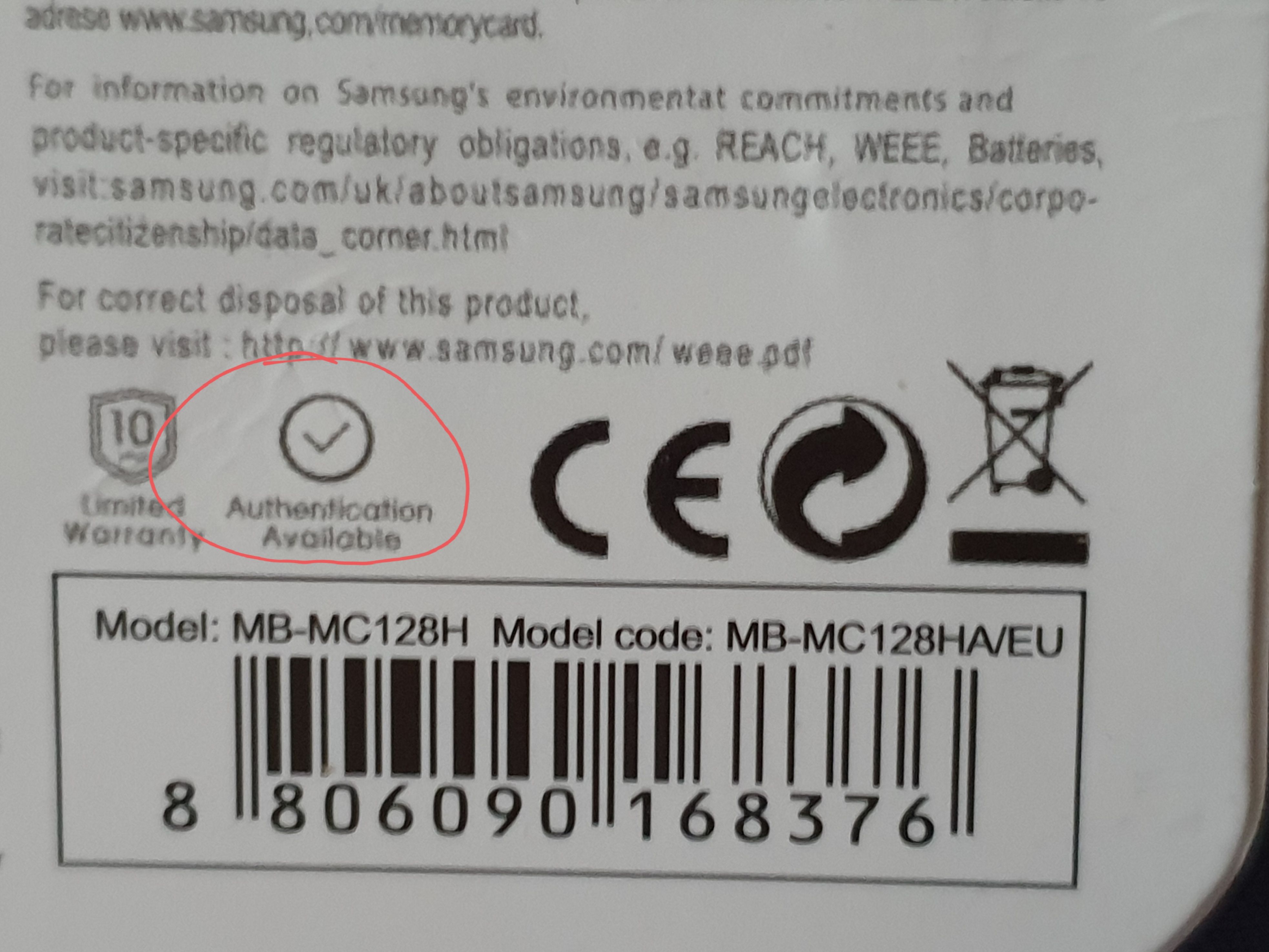 Register/Authenticate MicroSD card - Samsung Members
