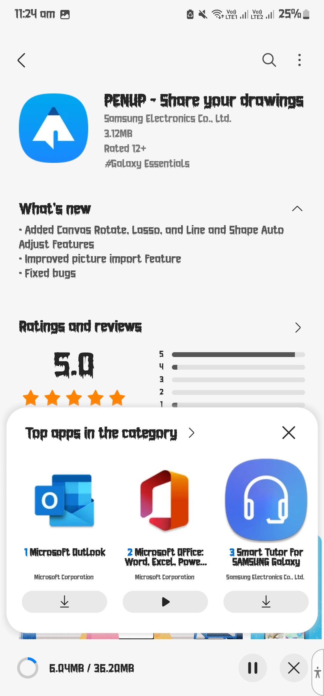 Penup app update - Samsung Members