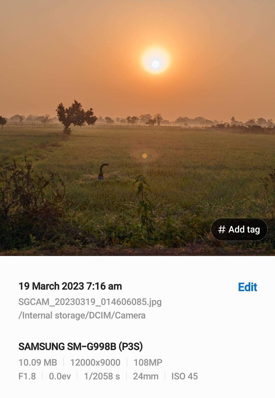 S21 Ultra 108MP photo with Gcam app - Samsung Members