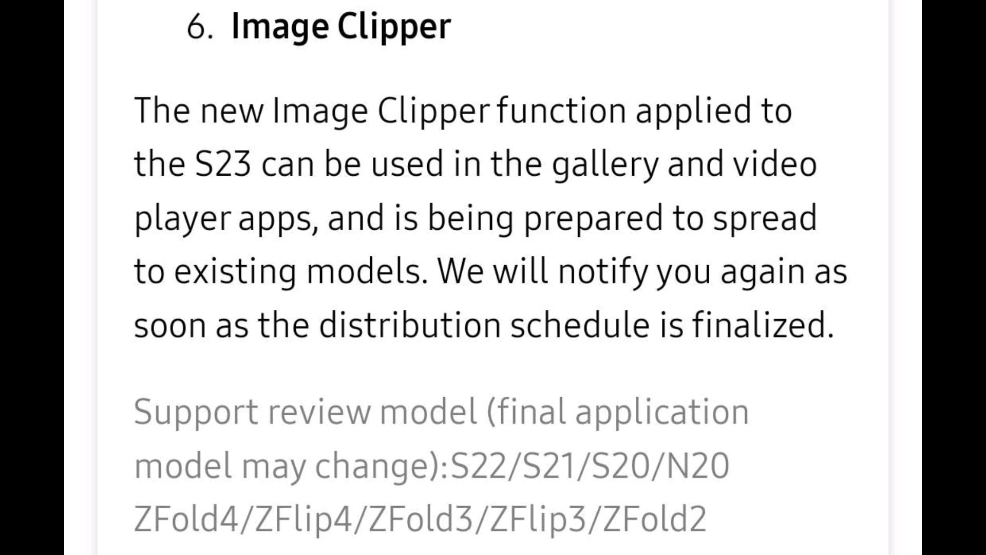 Image clipper feature for S22 Ultra and Z Fold 4 - Samsung Members